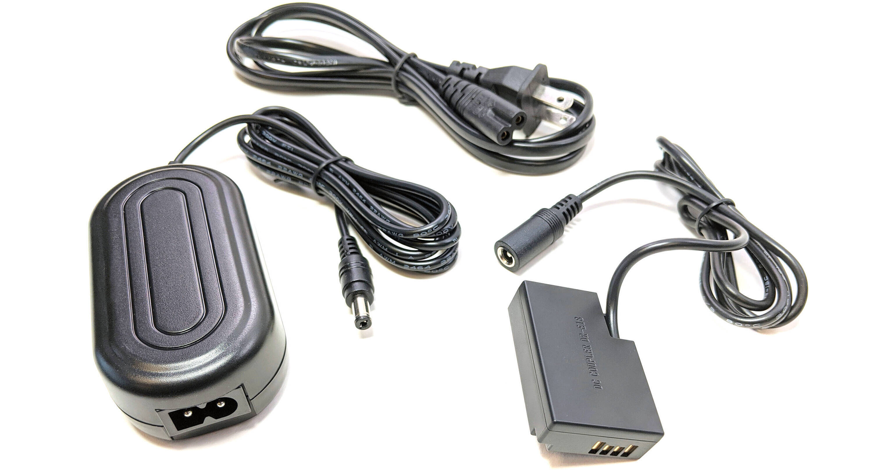Bescor Canon Style DR-E18 Battery Coupler & AC Adapter Kit