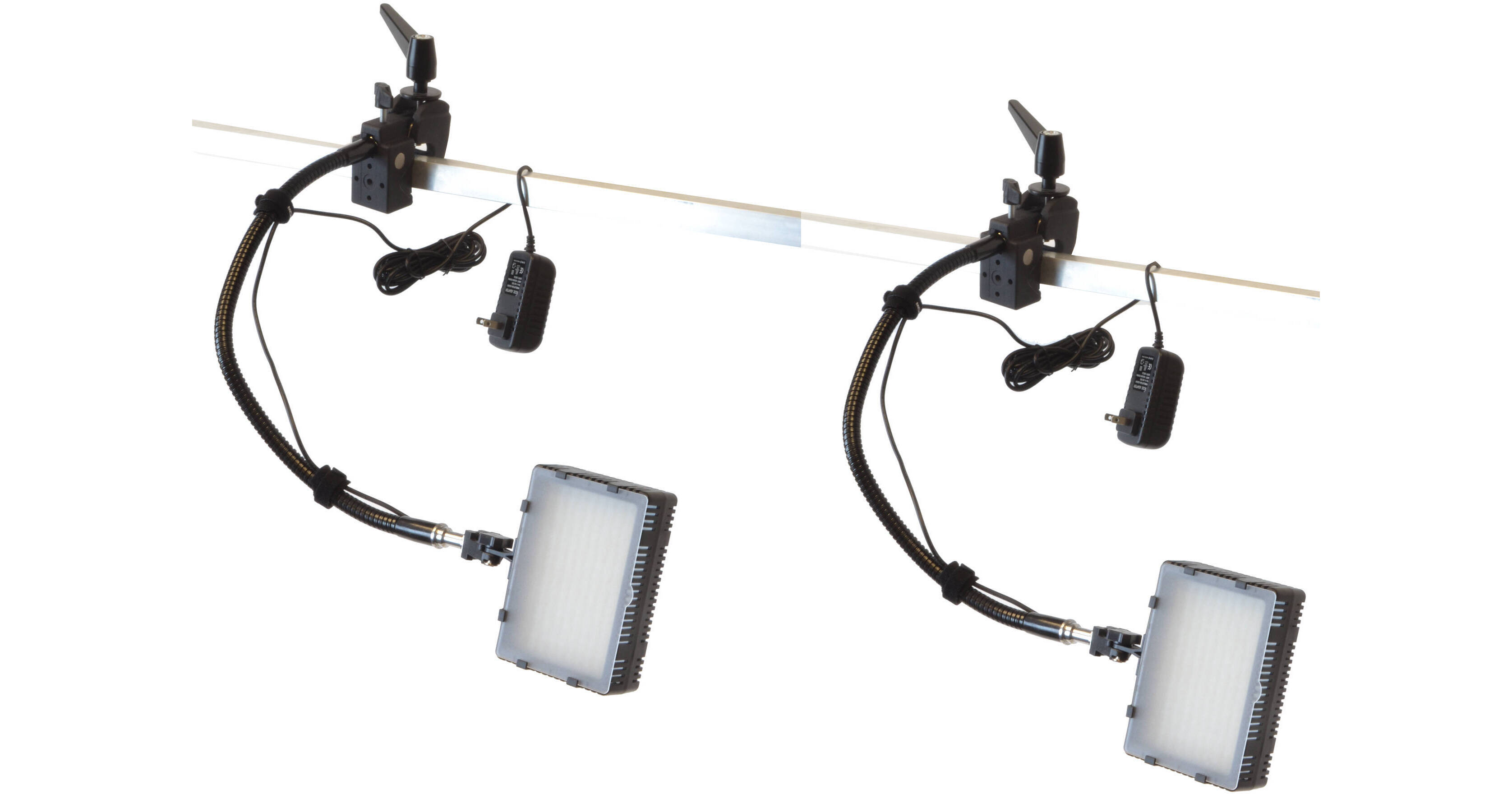 Bescor Grip-182 Gripper Gooseneck Bi-Color 2-Light Kit GRIP-182