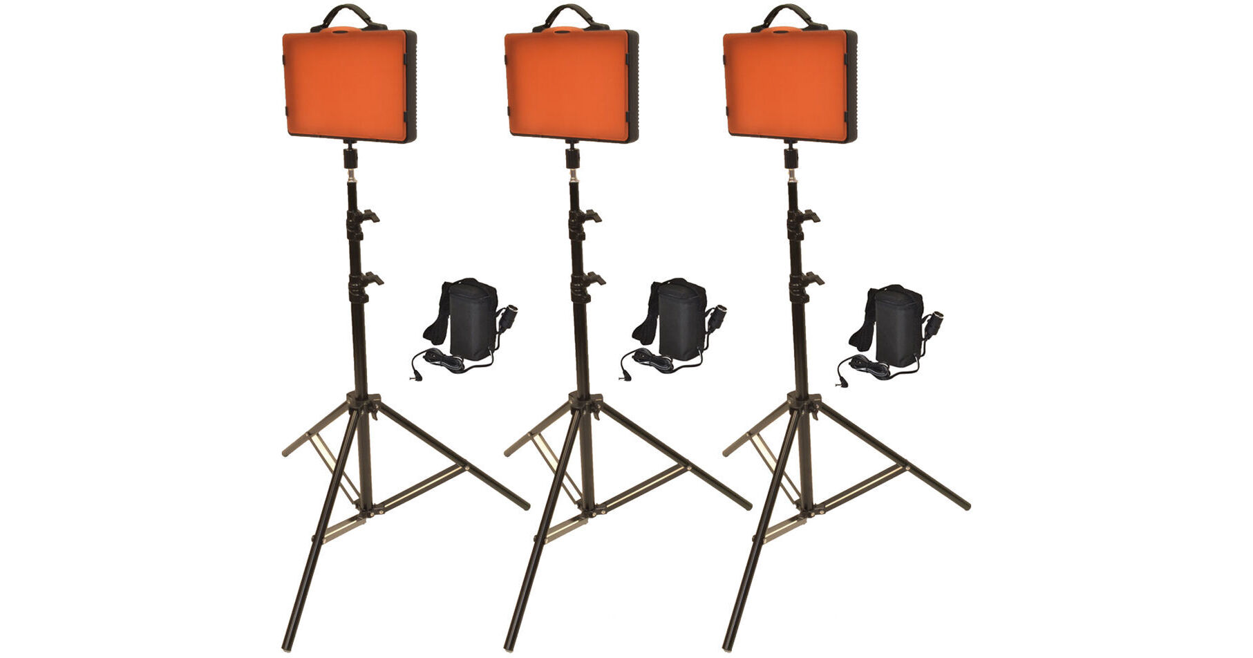 Bescor LED220TB 900W 3-Light Daylight LED Kit LED220TB B&H Photo