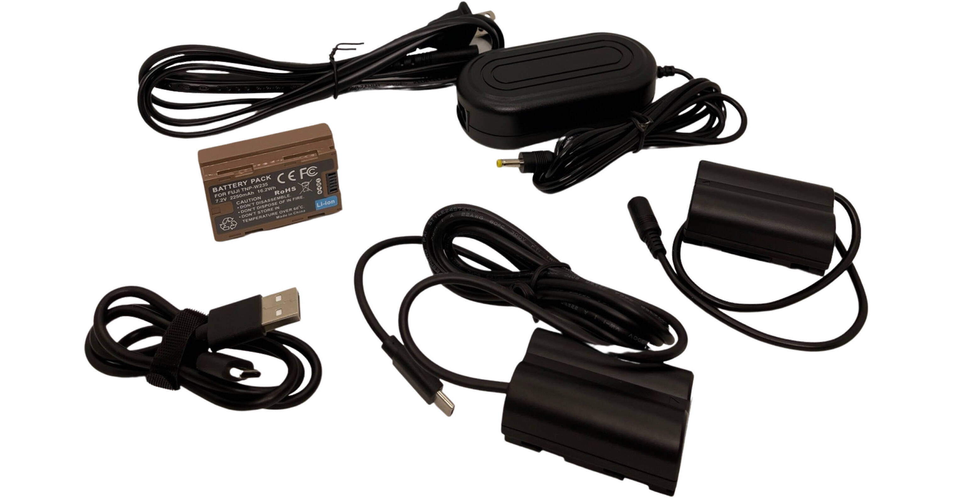 Bescor NP-W235 USB-C Battery, Coupler & AC Coupler NPW235USBCKX