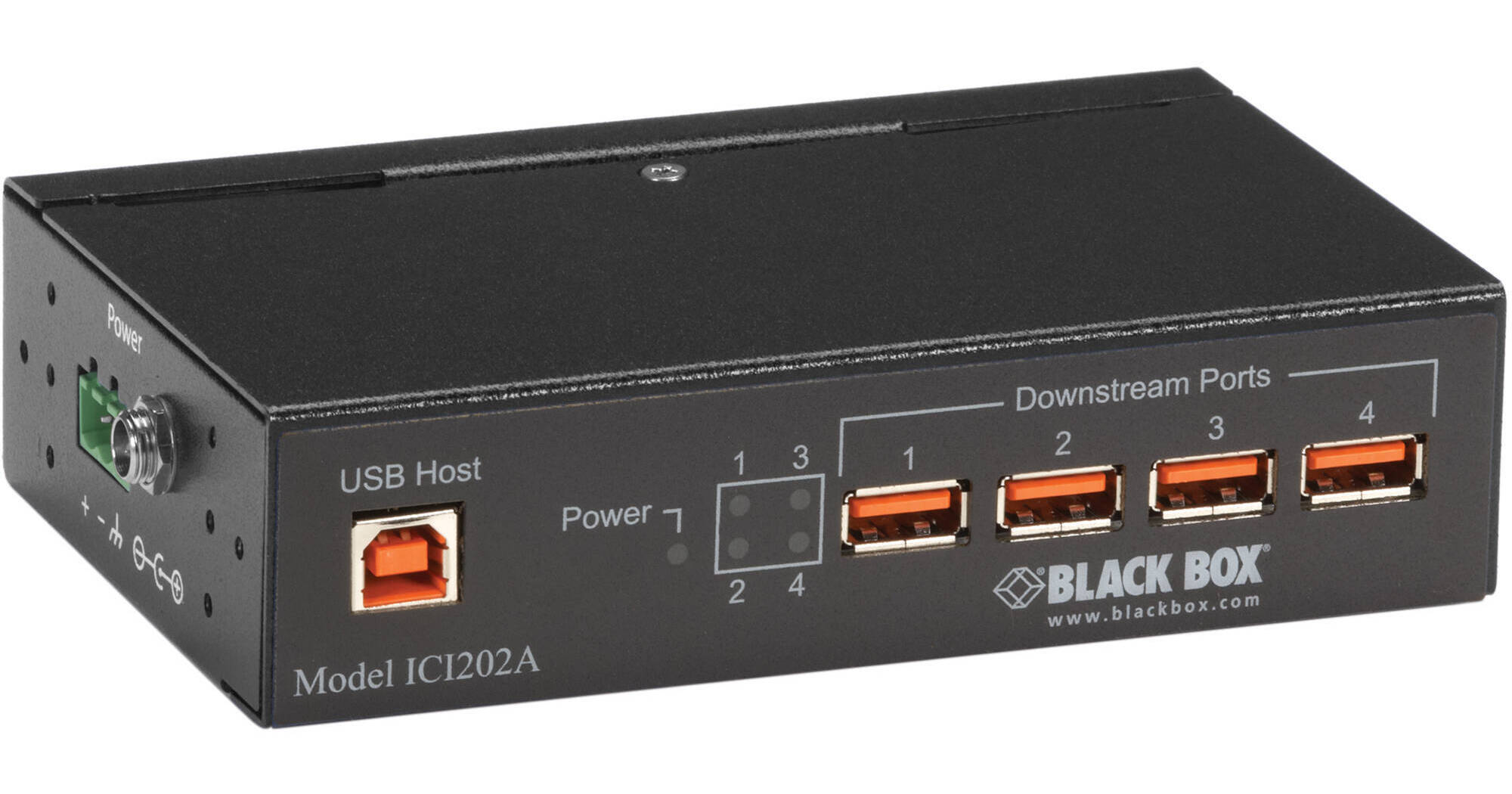 Black Box ICI202A 4-Port Industrial USB 2.0 Hub ICI202A B&H