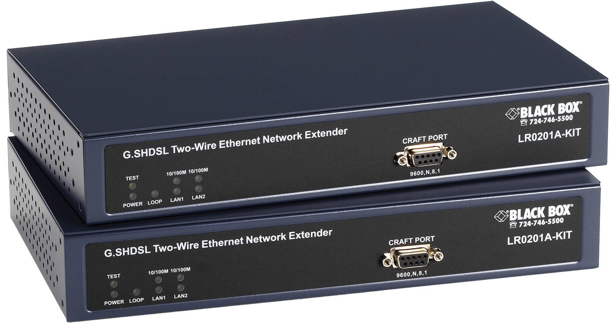 Black Box LR0201A-KIT 2-Port Managed Ethernet LR0201A-KIT B&H
