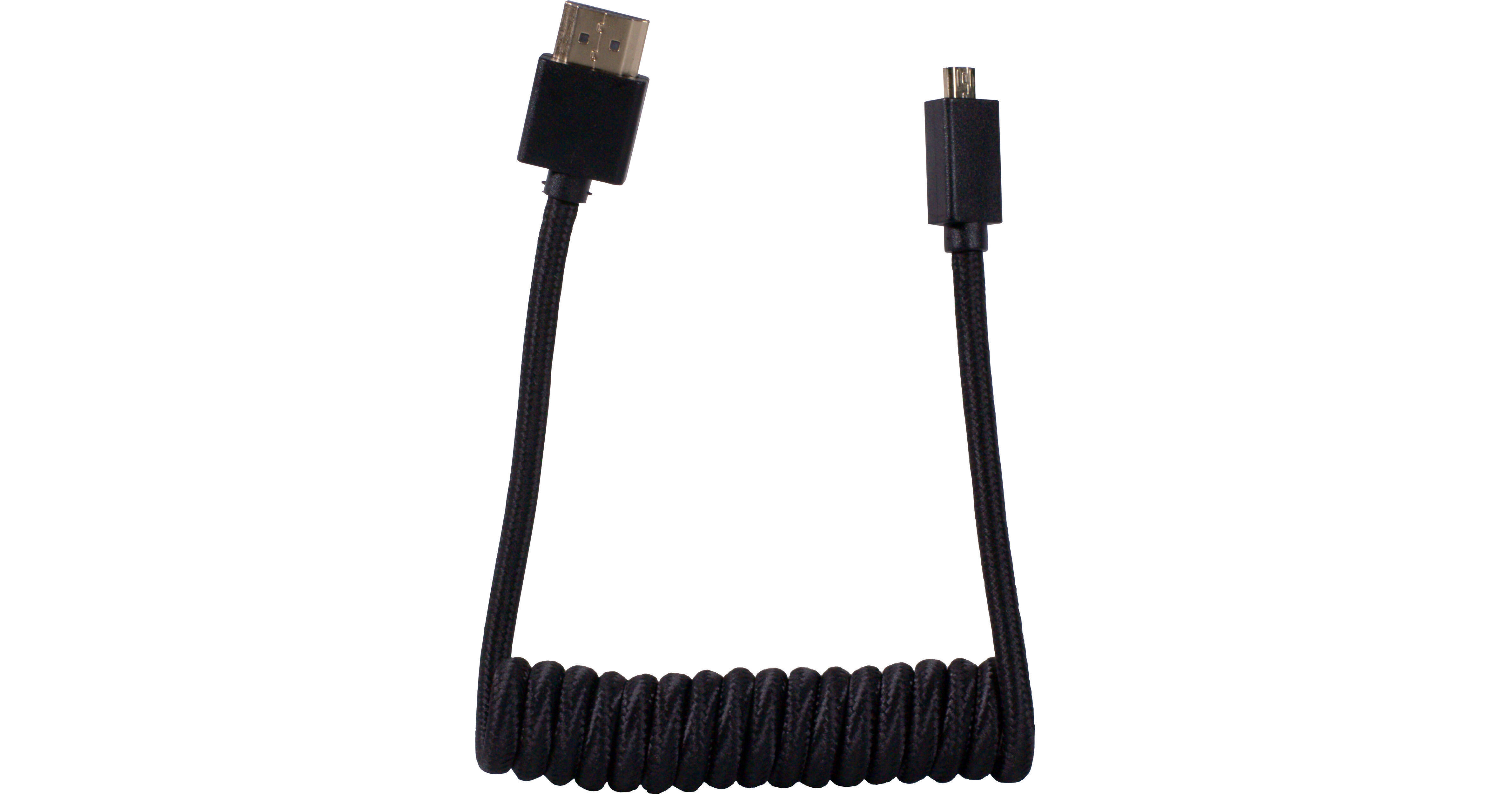 BLACKHAWK Coiled Micro HDMI BHCABLE-MICRO-HDMI-FULL-HDMI COILED