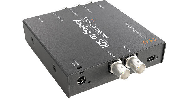 Used Blackmagic Design Mini Converter Analog to SDI CONVMAAS2