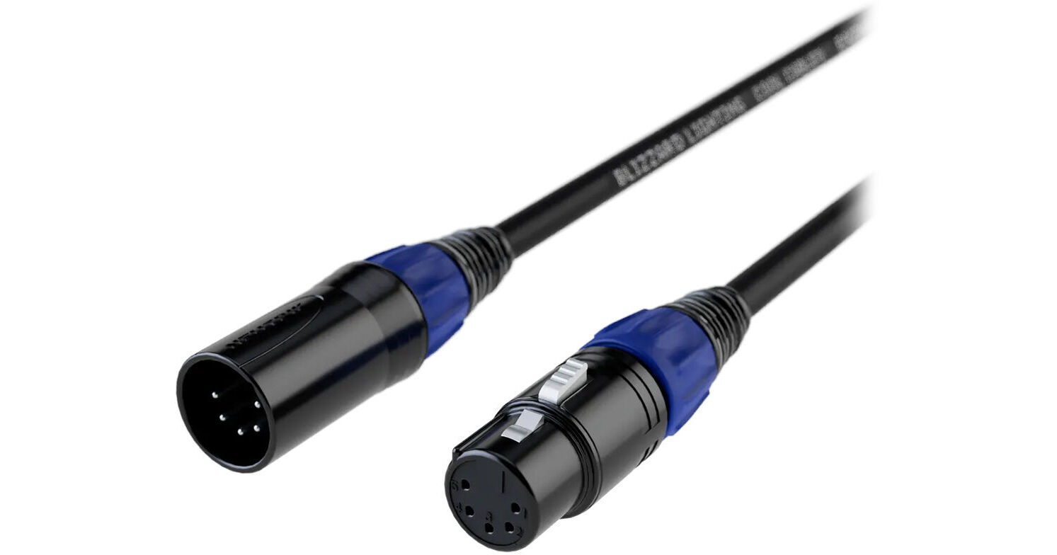 Blizzard IP Rated 5-Pin DMX Cable (100') DMX-5PIN-IP-100Q B&H