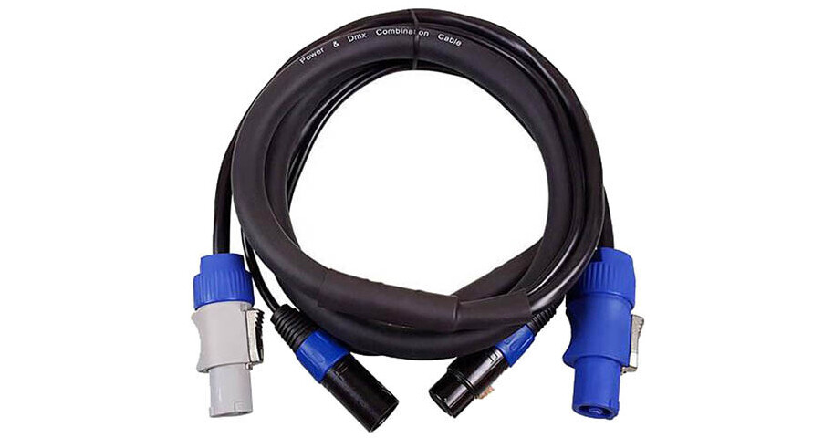 Blizzard Cool Cable powerCON & DMX 3-Pin Combo Cable DMXPC-50