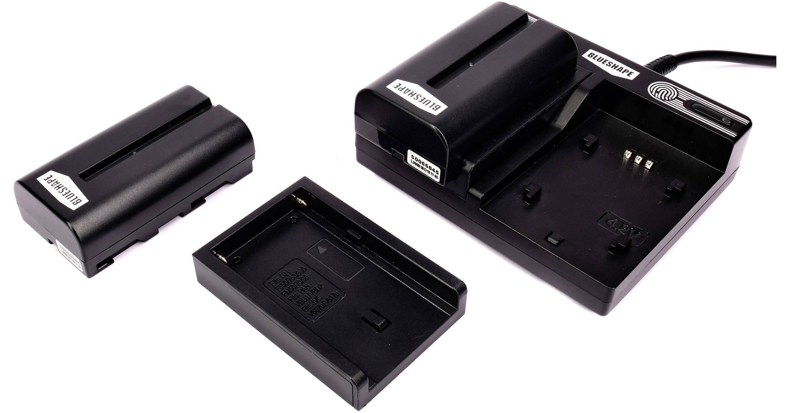 BLUESHAPE NP-F570 2-Battery Kit with Dual-Bay PD BLS-K2P570 B&H