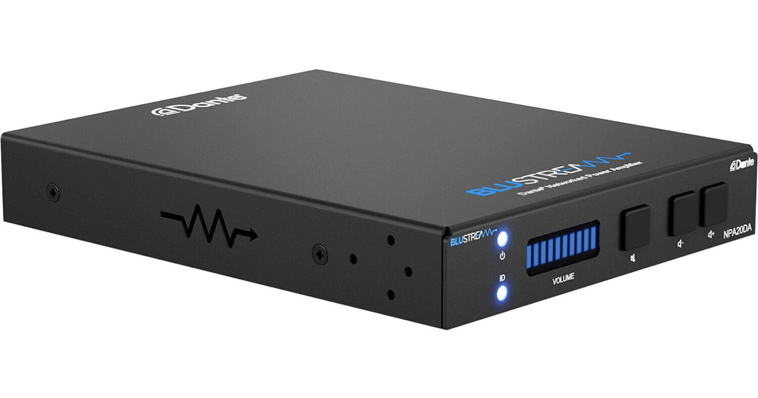 Blustream NPA20DA Networked Power Amplifier with Dante NPA20DA