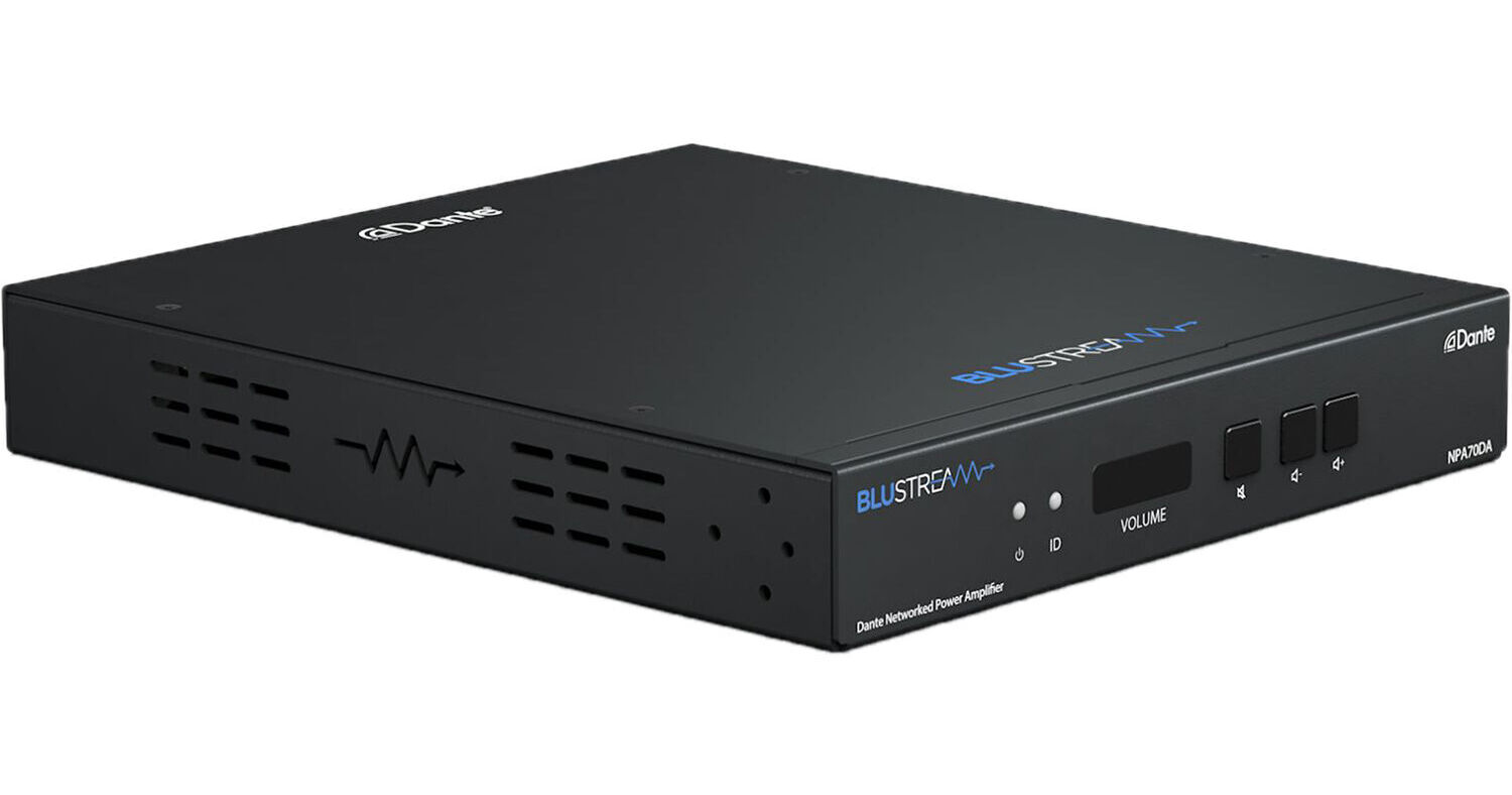 Blustream Dante Networked Power Amplifier NPA70DA B&H Photo Video