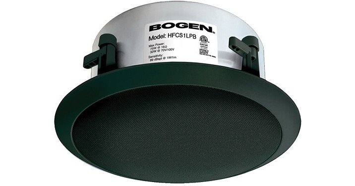 Bogen HFCS1LPB 6.5" 75W Passive Ceiling Speaker (Black) HFCS1LPB