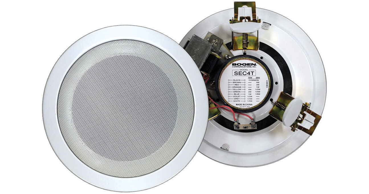 Bogen SEC4T 4" Compact 4W Ceiling Speaker SEC4T B&H Photo Video