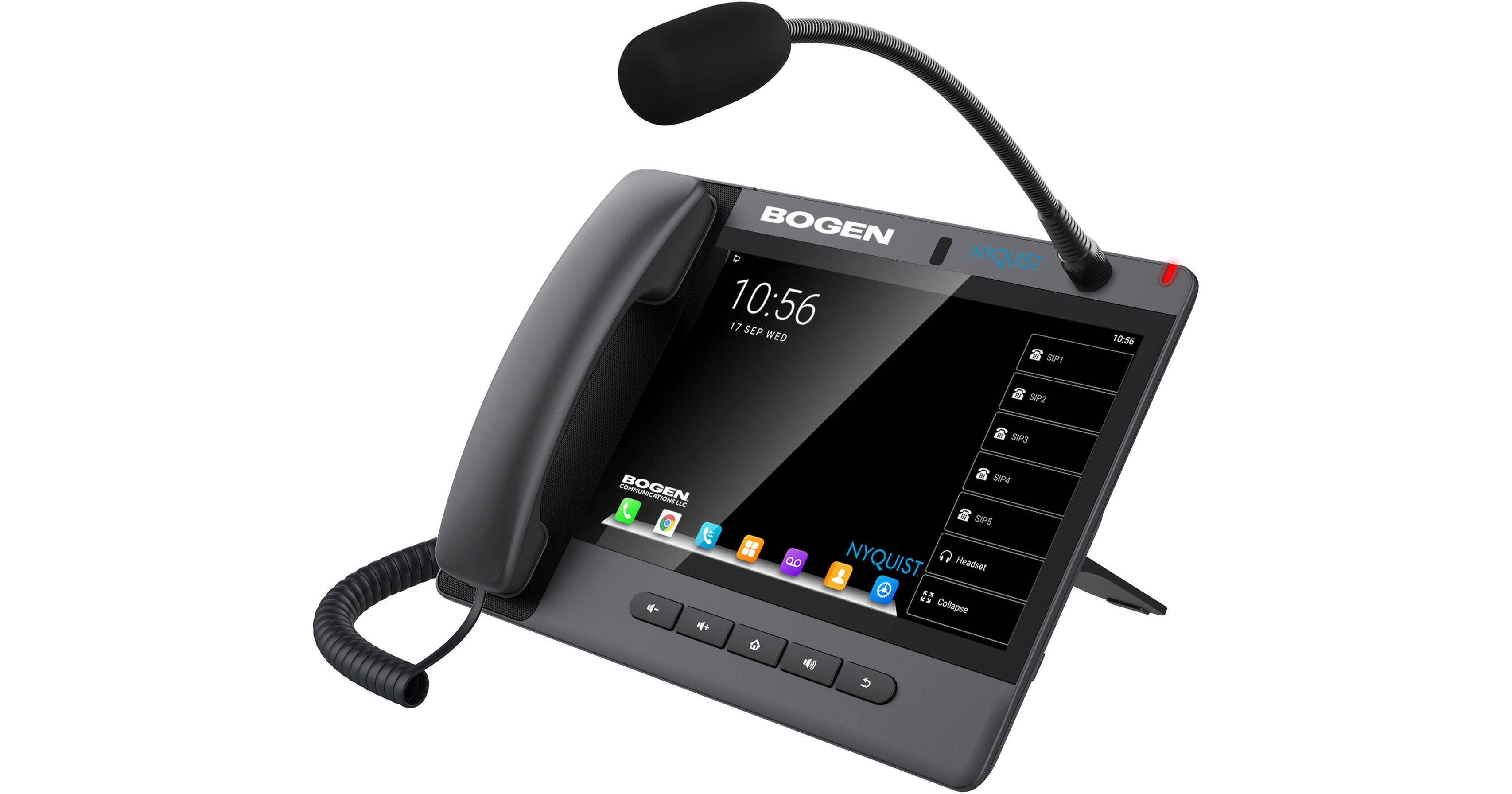 Bogen Nyquist Zone Paging Microphone Station NQ-ZPMS-G2 B&H