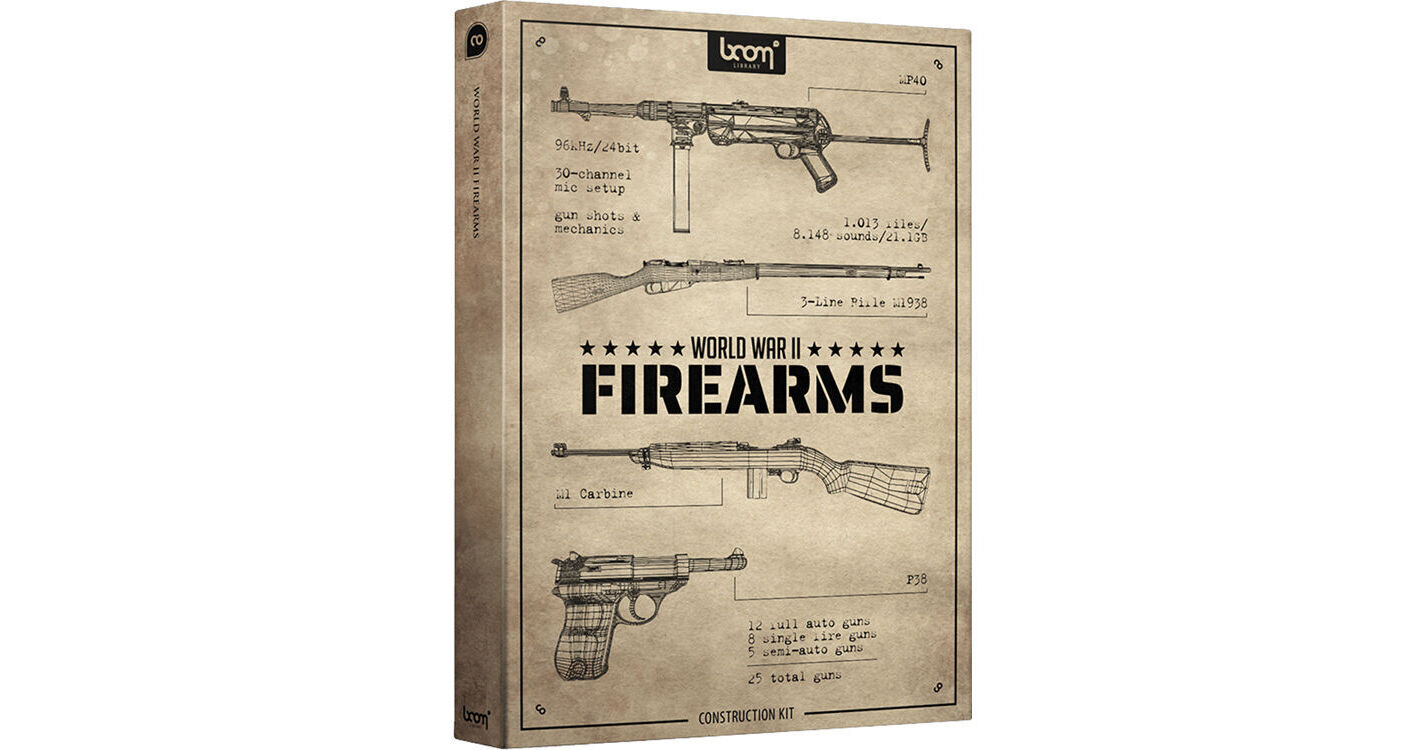 boom LIBRARY World War II Firearms (CONSTRUCTION KIT) 11-34169