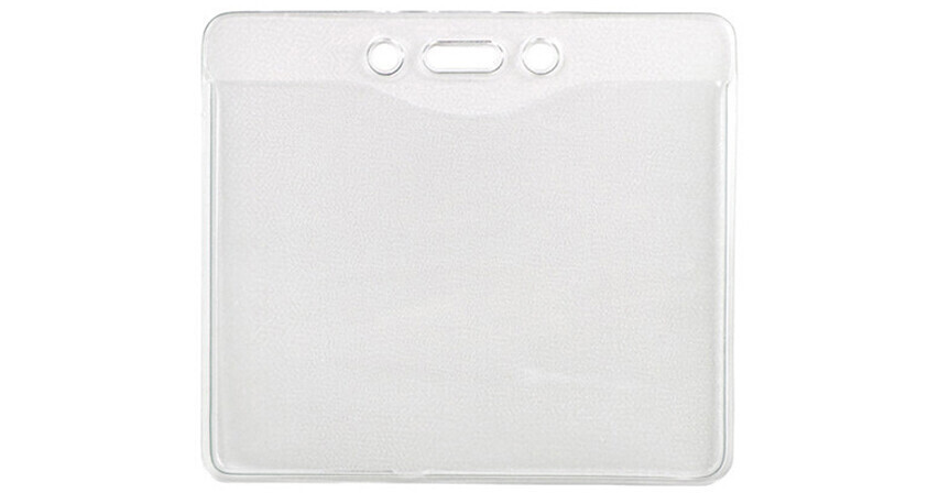 BRADY PEOPLE ID Clear Vinyl Horizontal Badge Holder 1815-1400