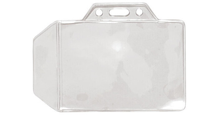 BRADY PEOPLE ID Clear Vinyl Horizontal Badge Holder 1840-1000