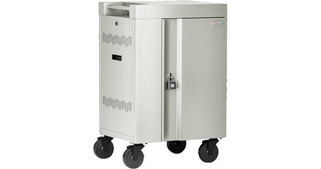 Bretford 24-Unit Mini Cube Cart - Concrete TVCM24PAC-CT B&H
