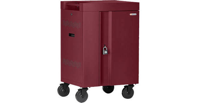 Bretford 24-Unit Mini Cube Cart - Maroon TVCM24PAC-MA B&H Photo