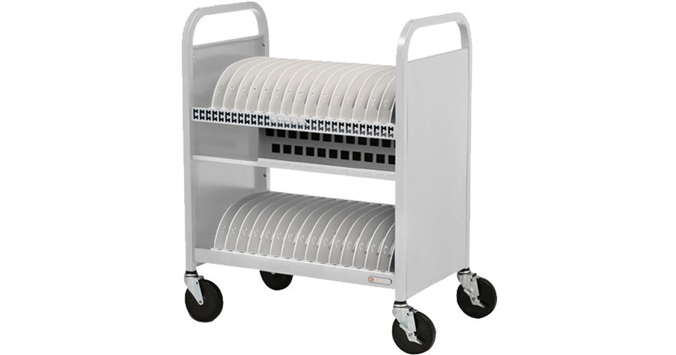 Bretford Cube Transport Cart - Arctic White TVCT30AC-AW B&H