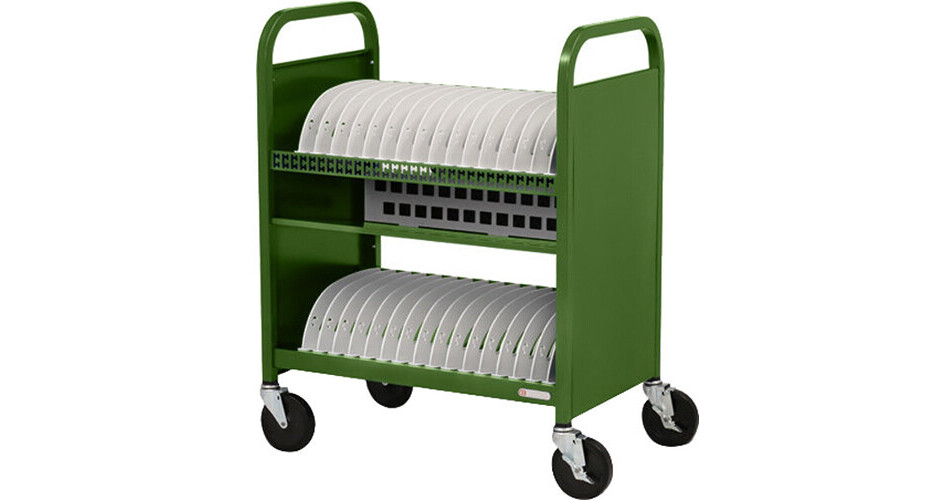 Bretford Cube Transport Cart - Grass TVCT30AC-GRA B&H Photo Video