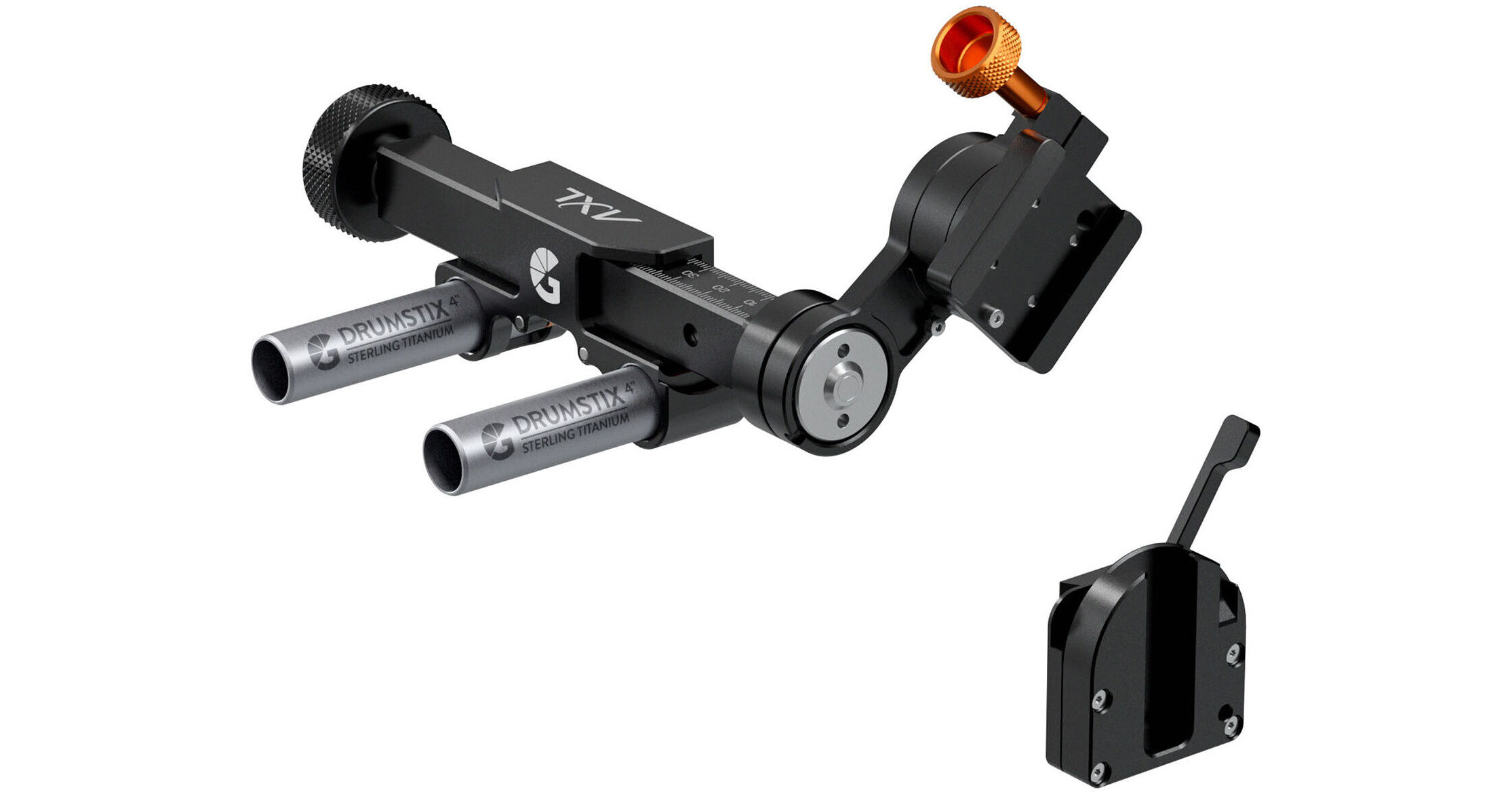 Bright Tangerine Axl EVF Mount Base Kit for Blackmagic