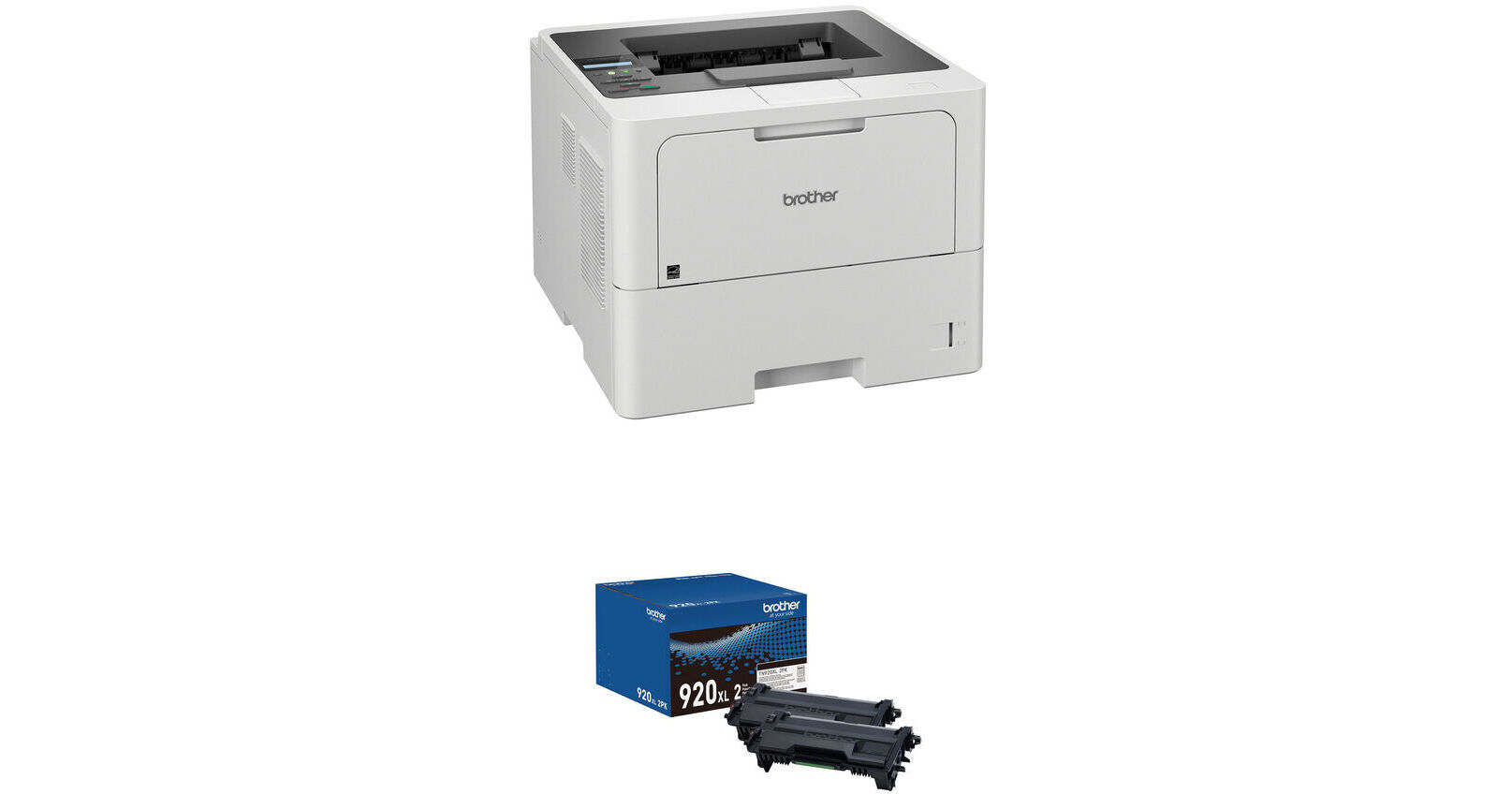 Brother HL-L6210DW Business Monochrome Laser Printer with Two