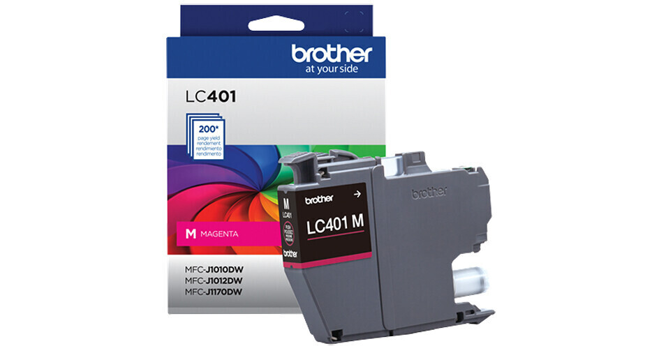 Brother LC401 Standard Yield Magenta Ink Cartridge LC401MS B&H