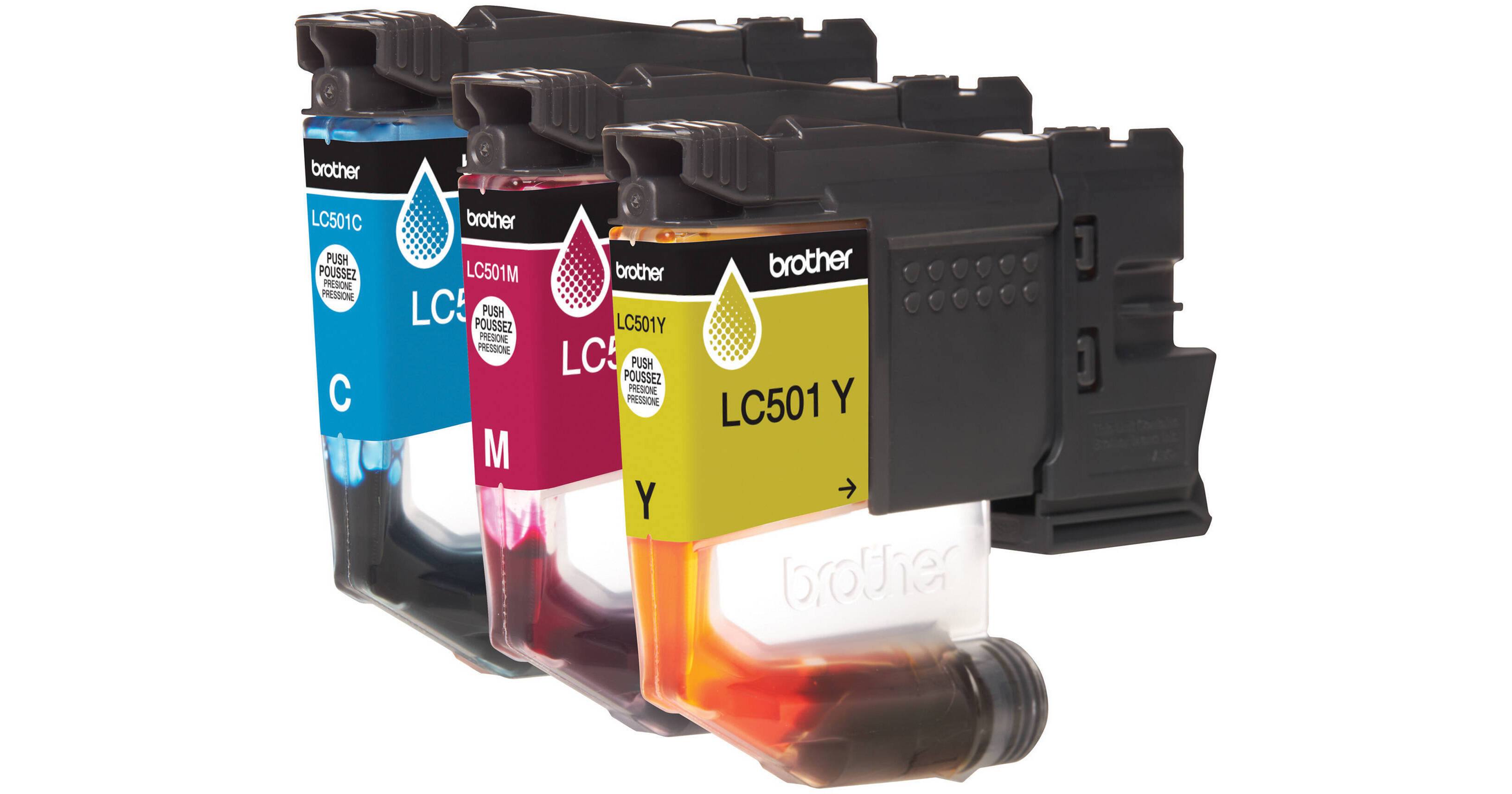 Brother Standard-Yield Triple Pack Ink Cartridges LC5013PK B&H