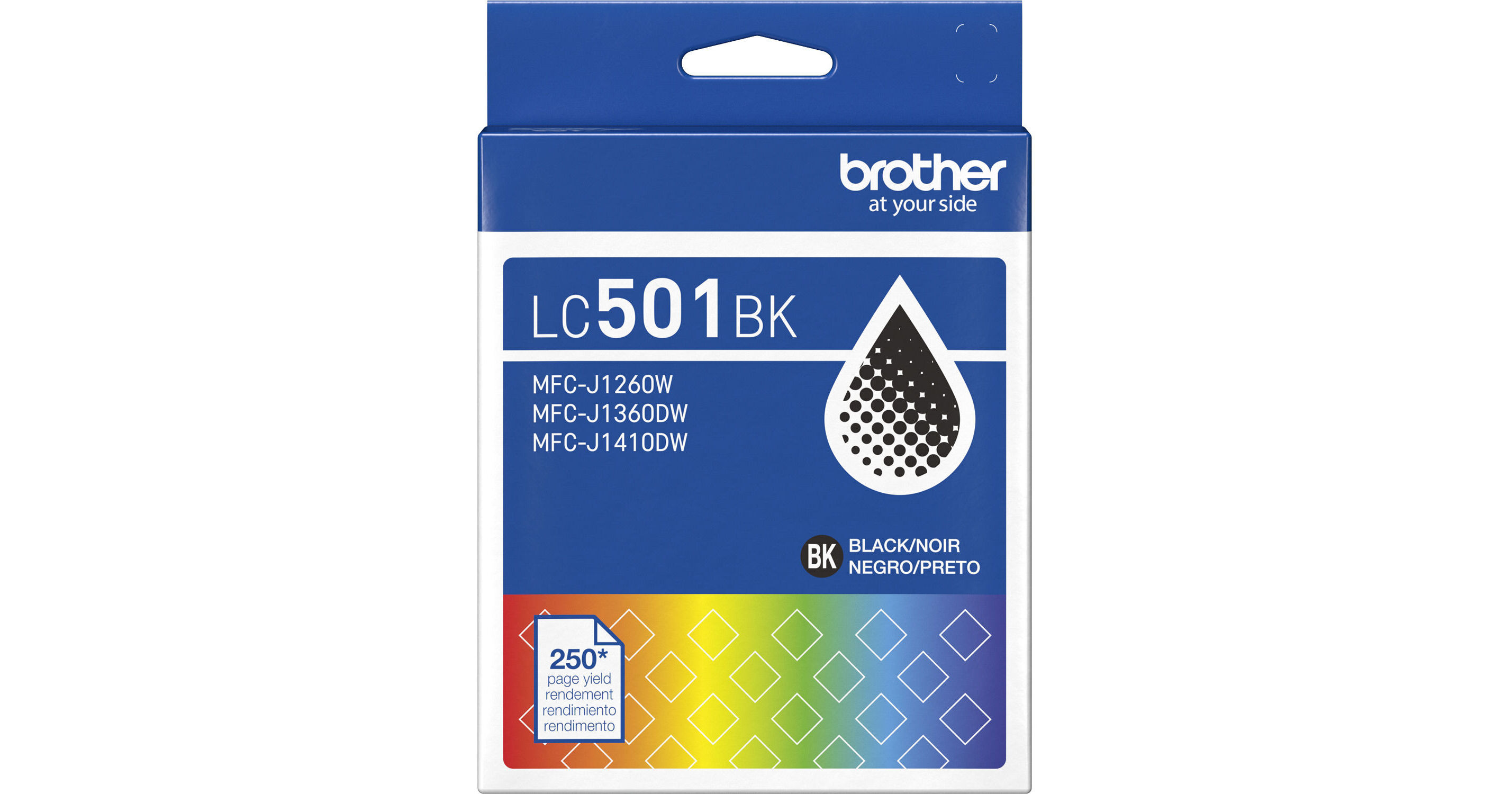 Brother Standard-Yield Black Ink Cartridge LC501BK B&H Photo