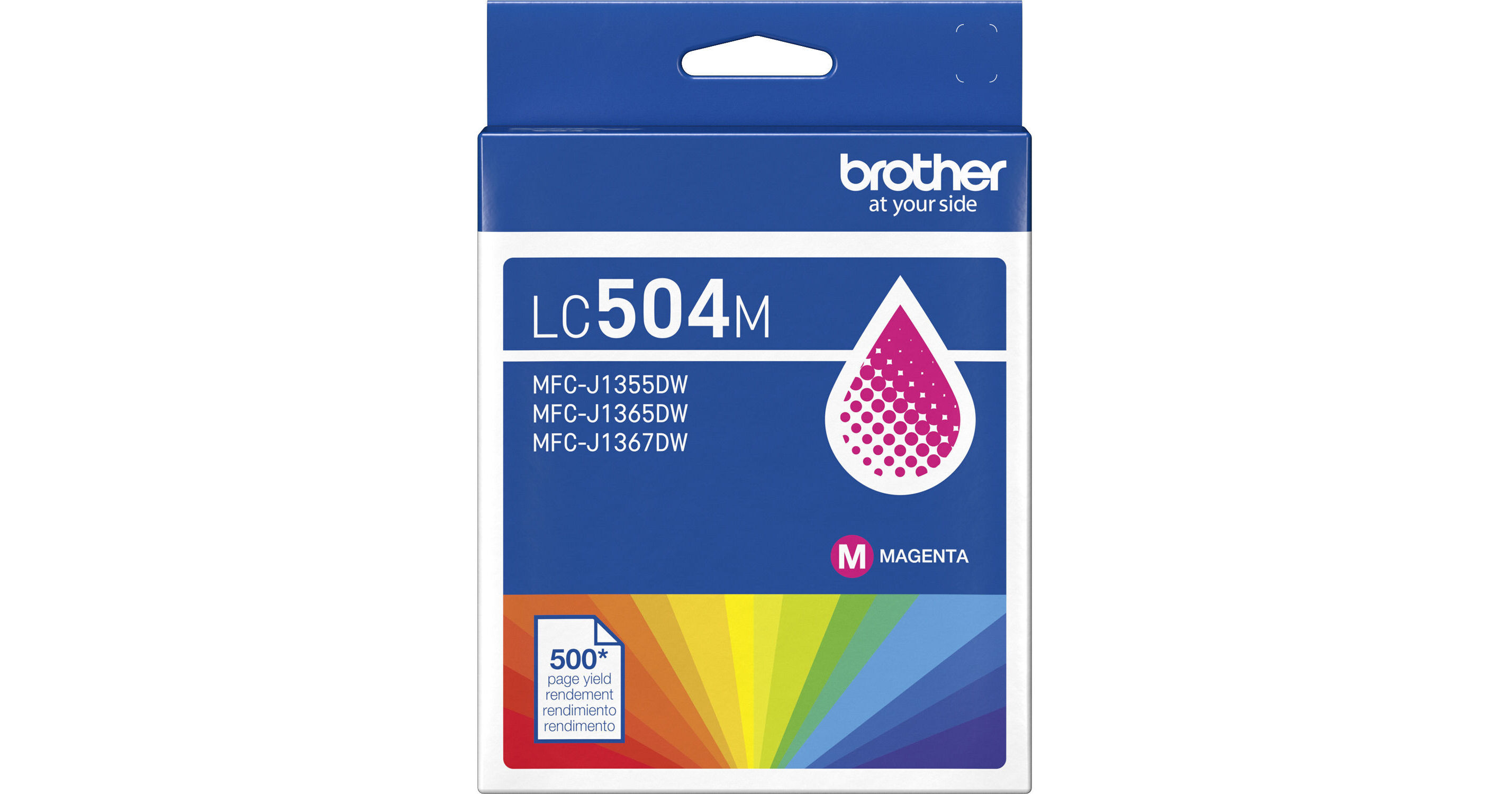 Brother Standard-Yield Magenta Ink Cartridge LC504M B&H Photo