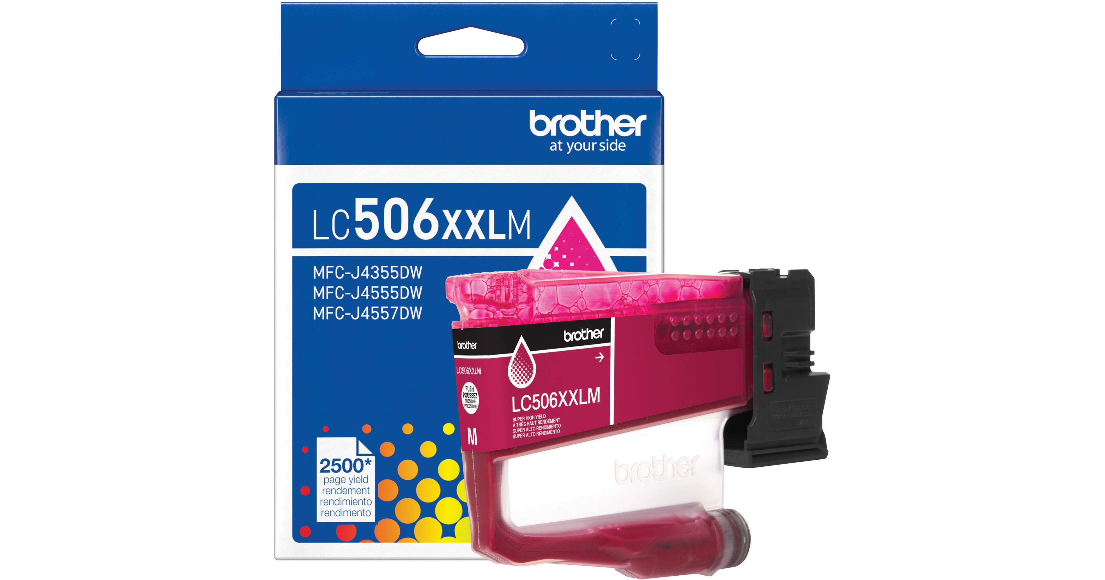 Brother Super High-Yield Magenta Ink Cartridge LC506XXLM B&H