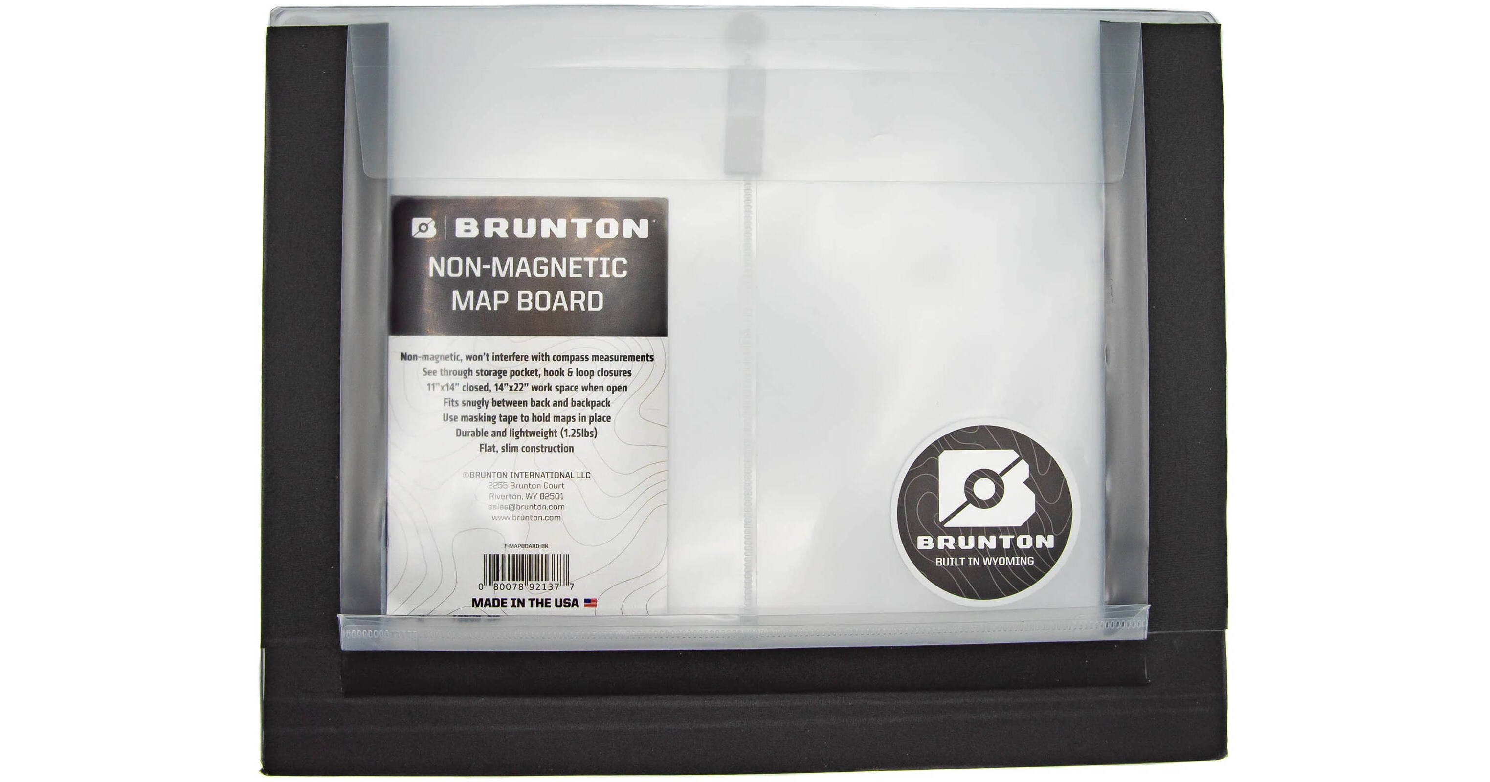 Brunton Non-Magnetic Map Board (Black) F-MAPBOARD-BK B&H Photo