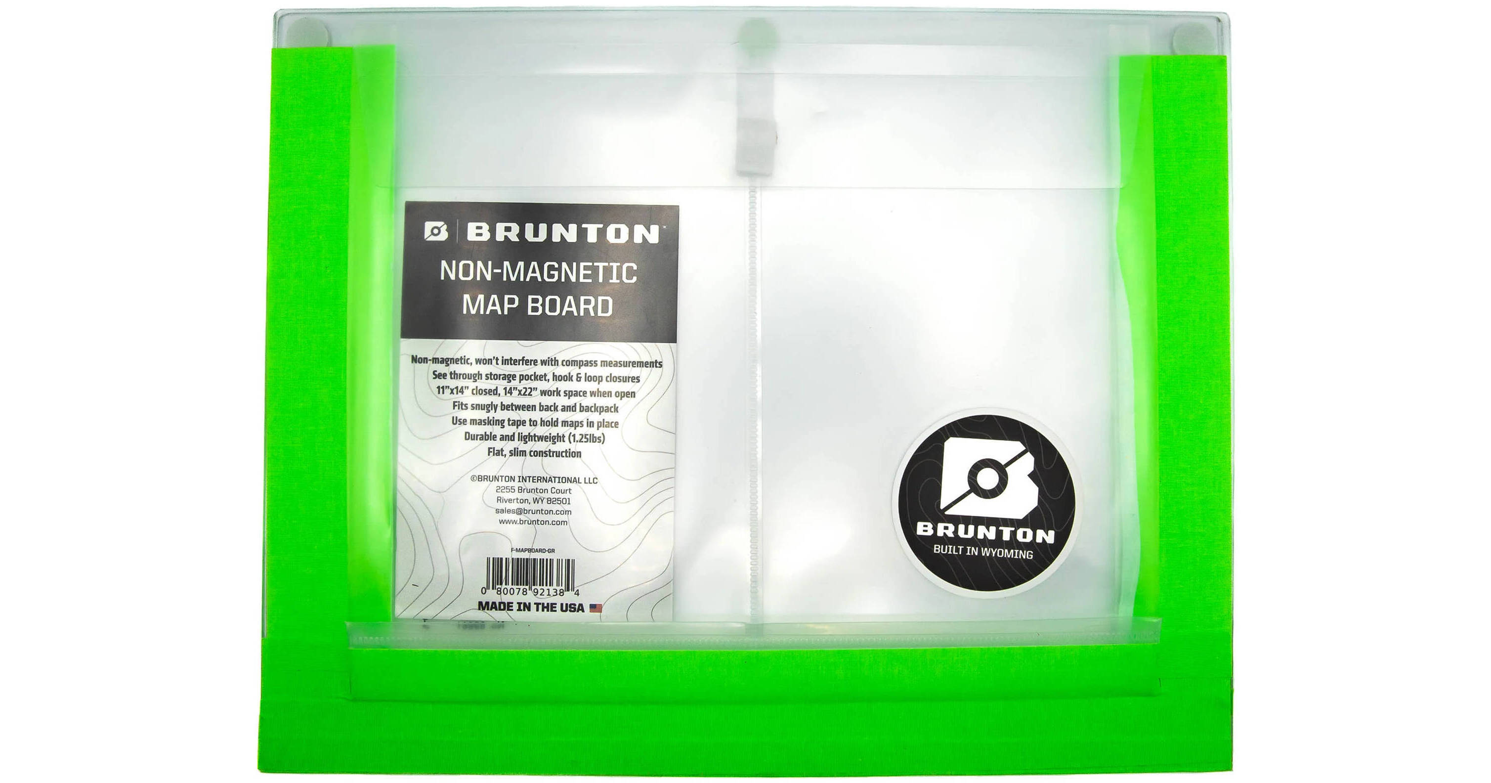 Brunton Non-Magnetic Map Board (Green) F-MAPBOARD-GR B&H Photo