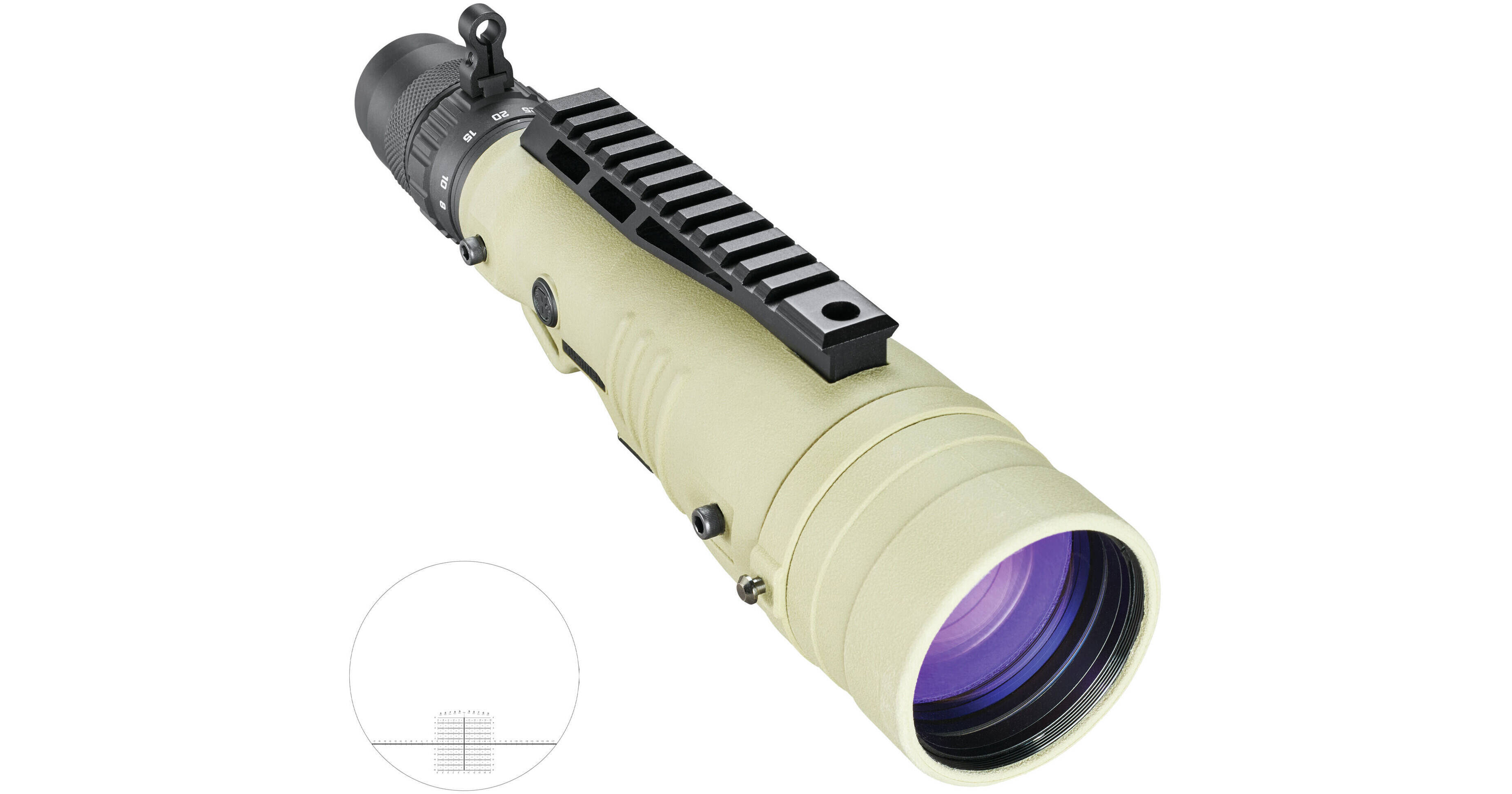 Bushnell 8-40x60 LMSS2 Elite Tactical Spotting Scope ET884060H