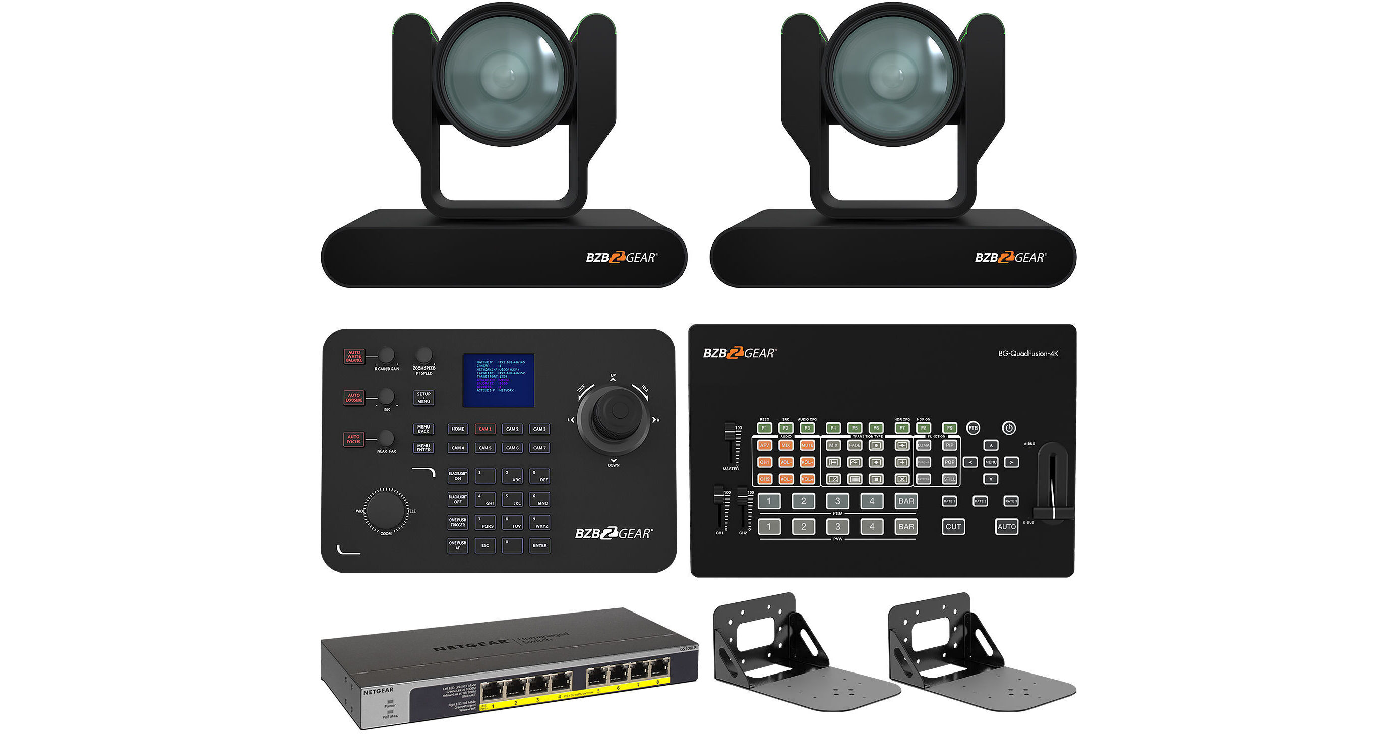 BZBGEAR ADAMO 4K Live Streaming BG-KIT2-4K-LIVESTREAMING12XBWM