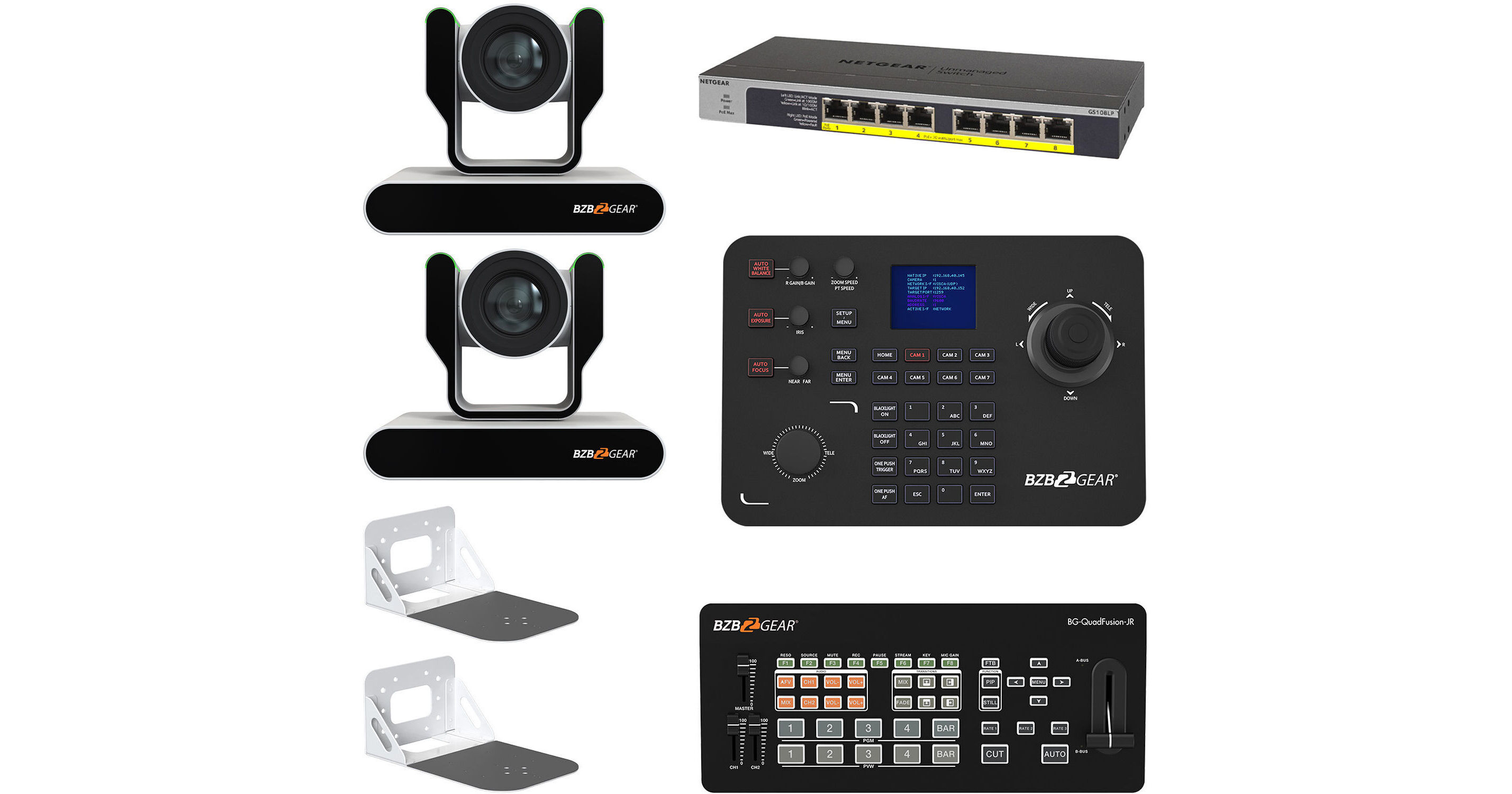 BZBGEAR ADAMO HD Live Streaming Kit BG-KIT2-LIVESTREAMING20XWWM
