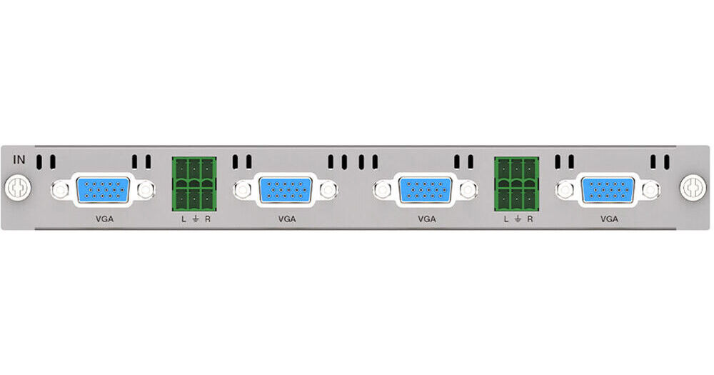 BZBGEAR 4-Ch VGA (RGB) Input Card with Seamless BG-MC-IN-VGA-2K