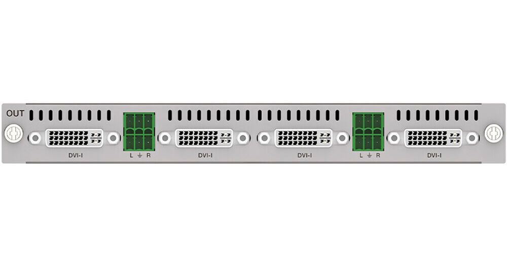 BZBGEAR 4-Ch DVI-I Output Card with Seamless BG-MC-OUT-DVIU-2K