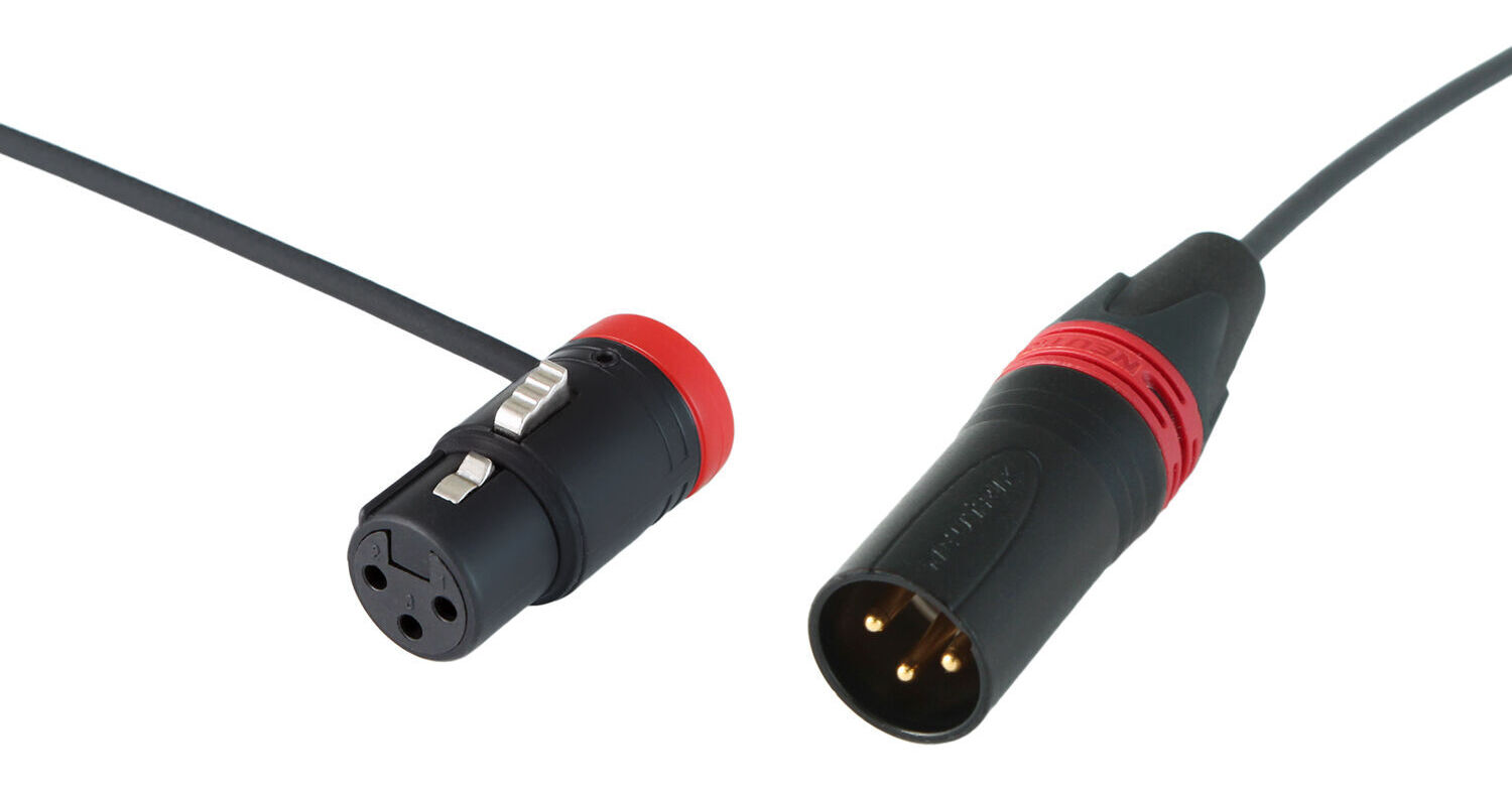 Cable Techniques Low-Profile Right-Angle XLR Female