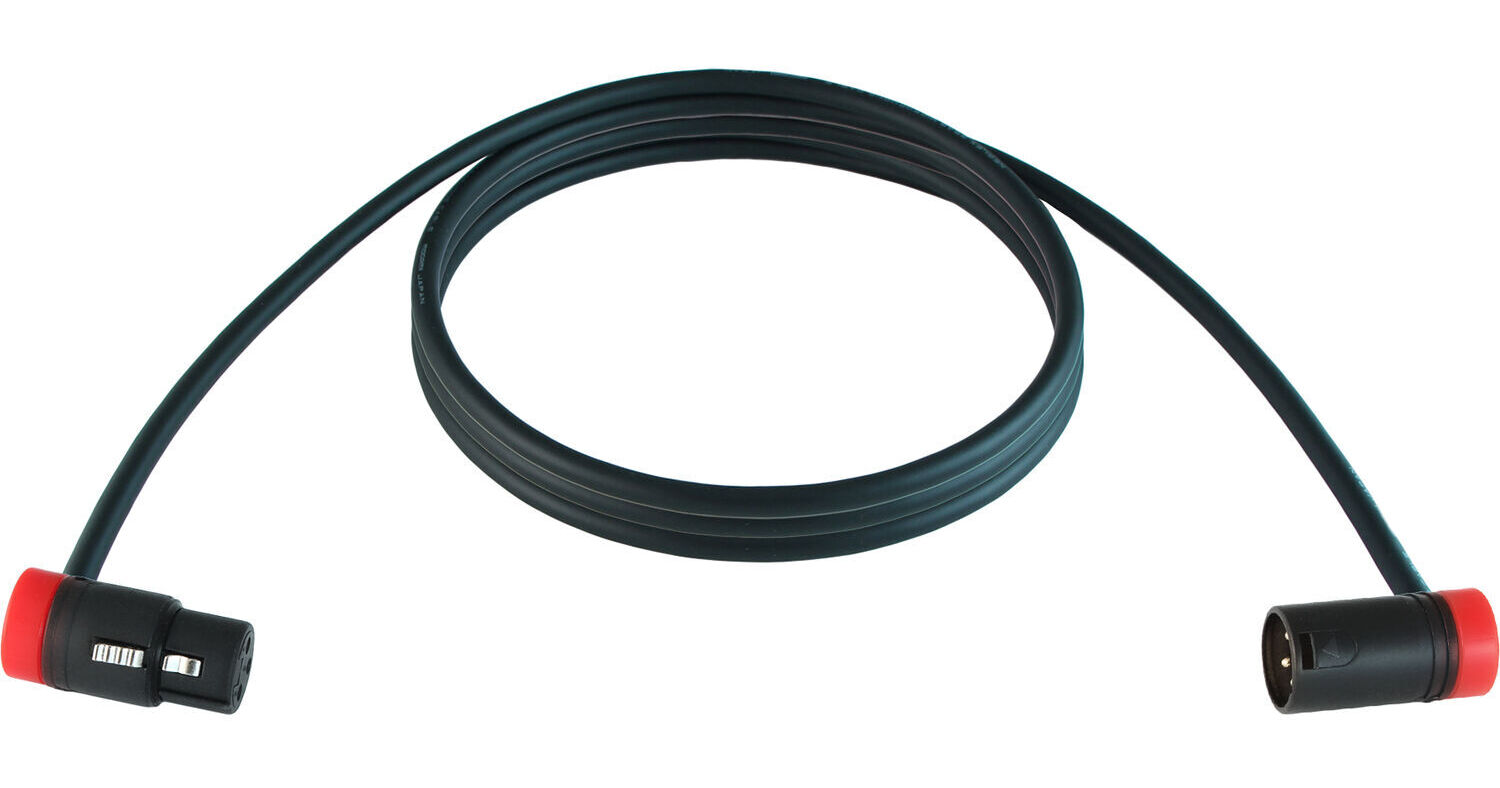 Cable Techniques 15'Low-Profile Right-Angle XLR-3F