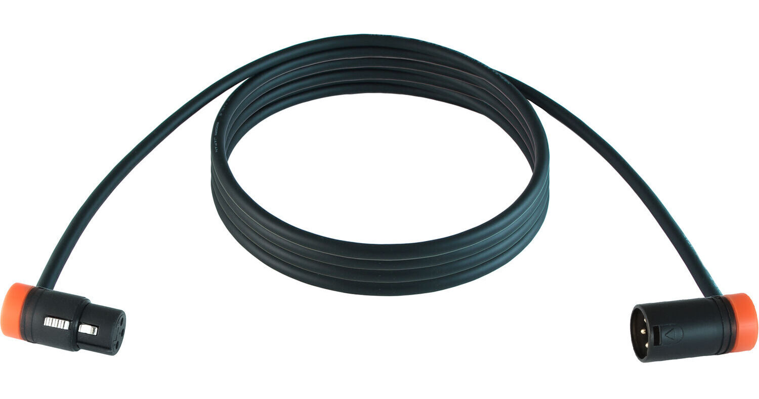 Cable Techniques 25'Low-Profile Right-Angle XLR-3F