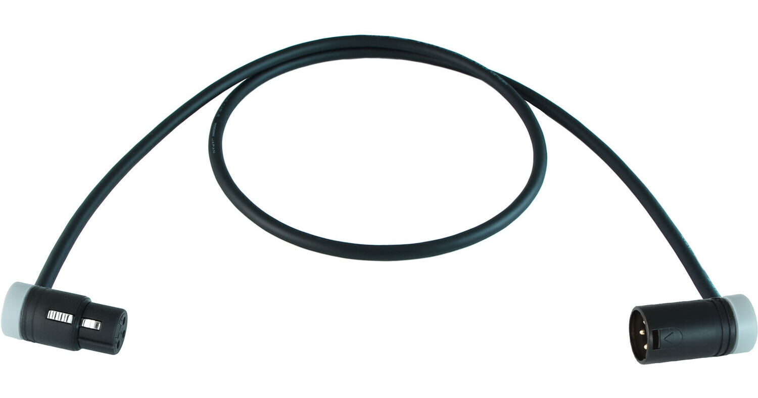Cable Techniques 3'Low-Profile Right-Angle XLR-3F CT-SSXQ-RR-3A