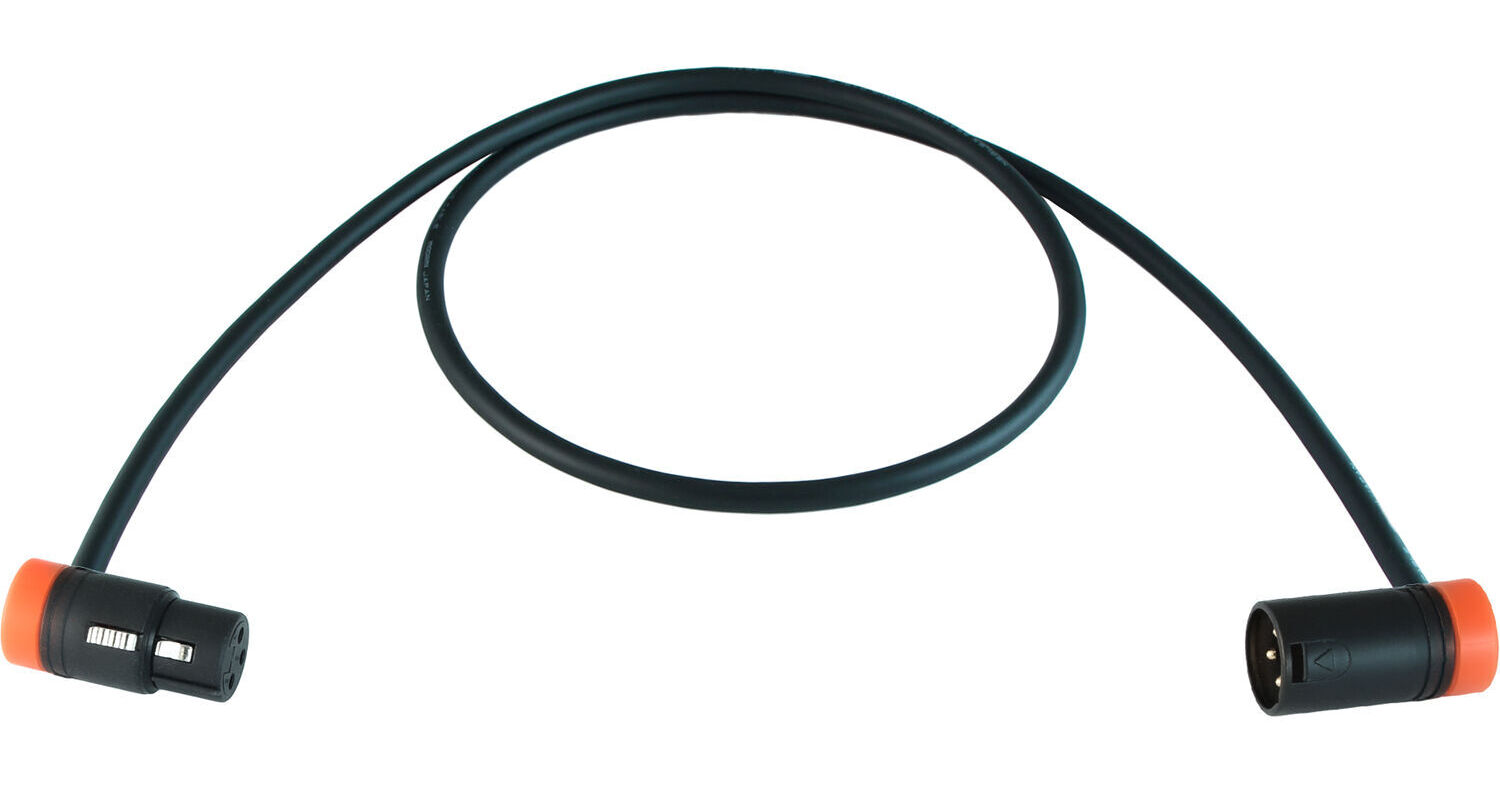 Cable Techniques 3'Low-Profile Right-Angle XLR-3F CT-SSXQ-RR-3N