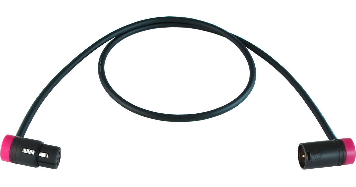 Cable Techniques 3'Low-Profile Right-Angle XLR-3F CT-SSXQ-RR-3P