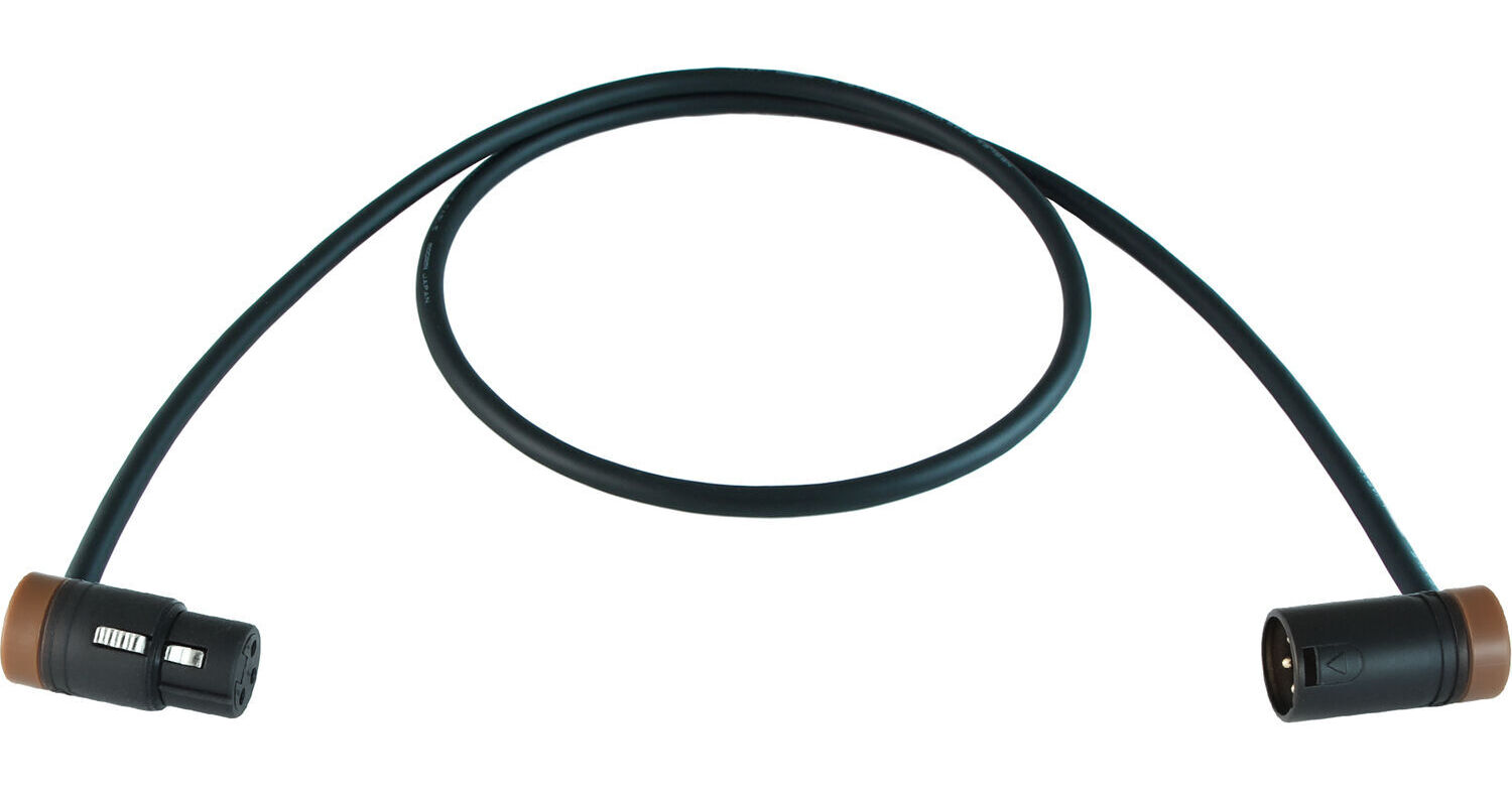 Cable Techniques 3'Low-Profile Right-Angle XLR-3F CT-SSXQ-RR-3S