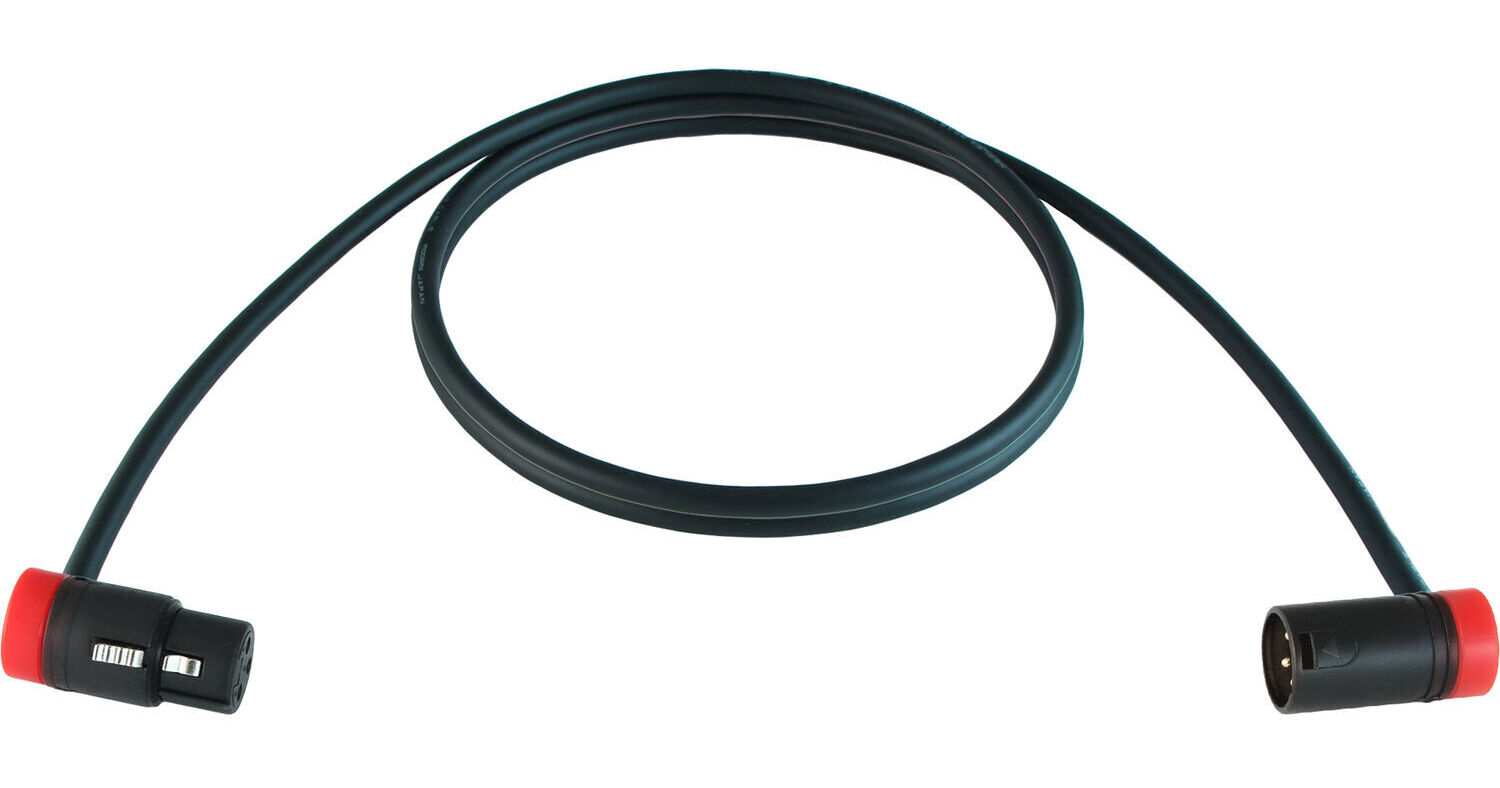 Cable Techniques 6'Low-Profile Right-Angle XLR-3F CT-SSXQ-RR-6R