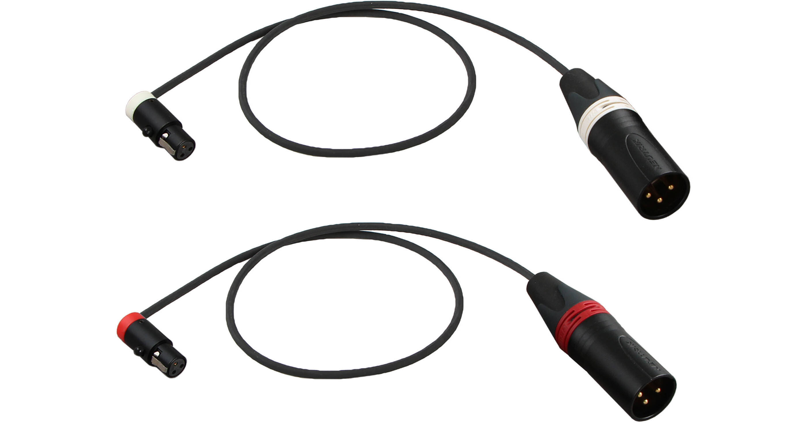 Cable Techniques Low-Profile TA3F to Straight XLR-3M