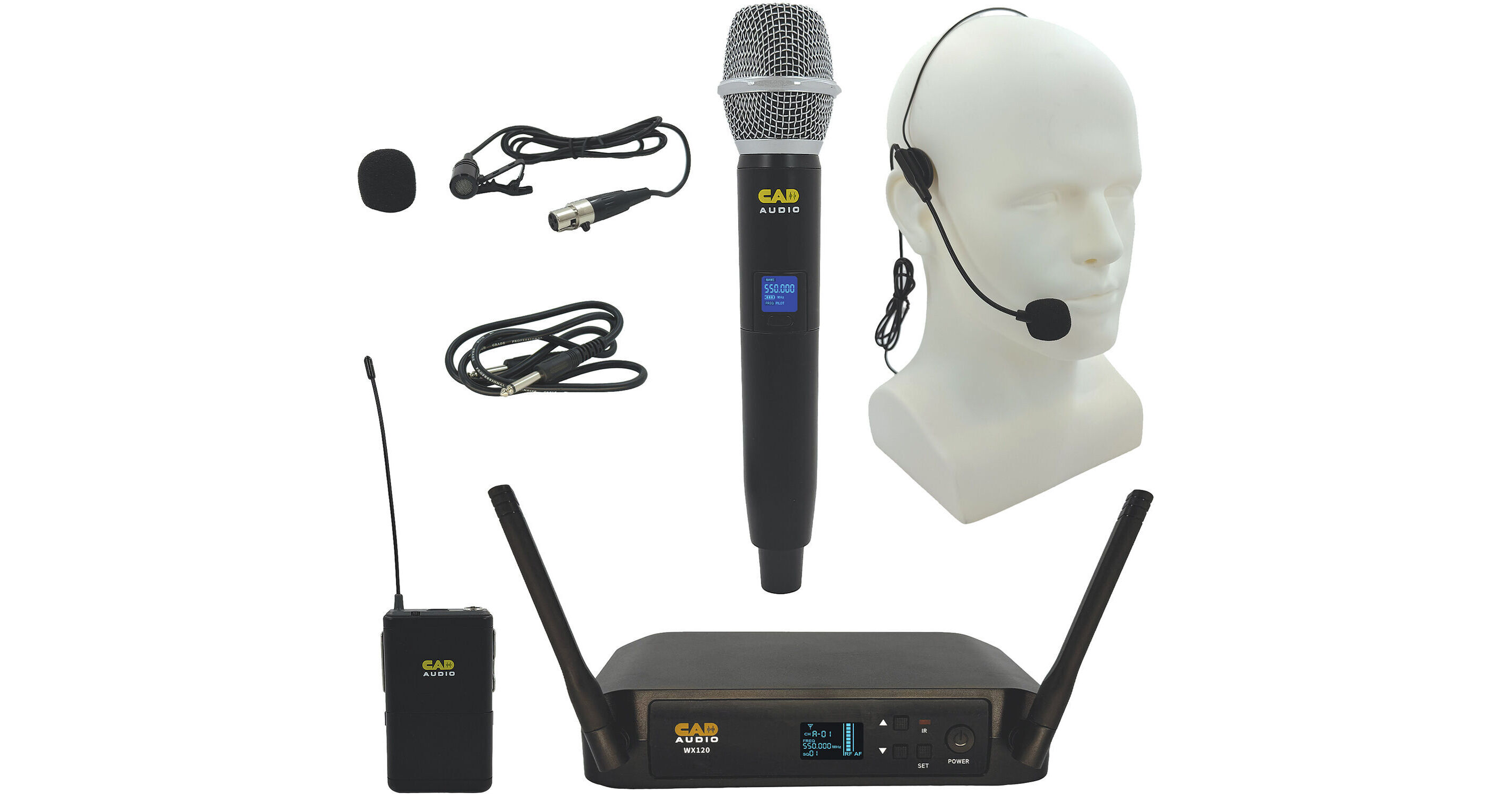 CAD WX120 Wireless Handheld and Bodypack Microphone WX120-U B&H