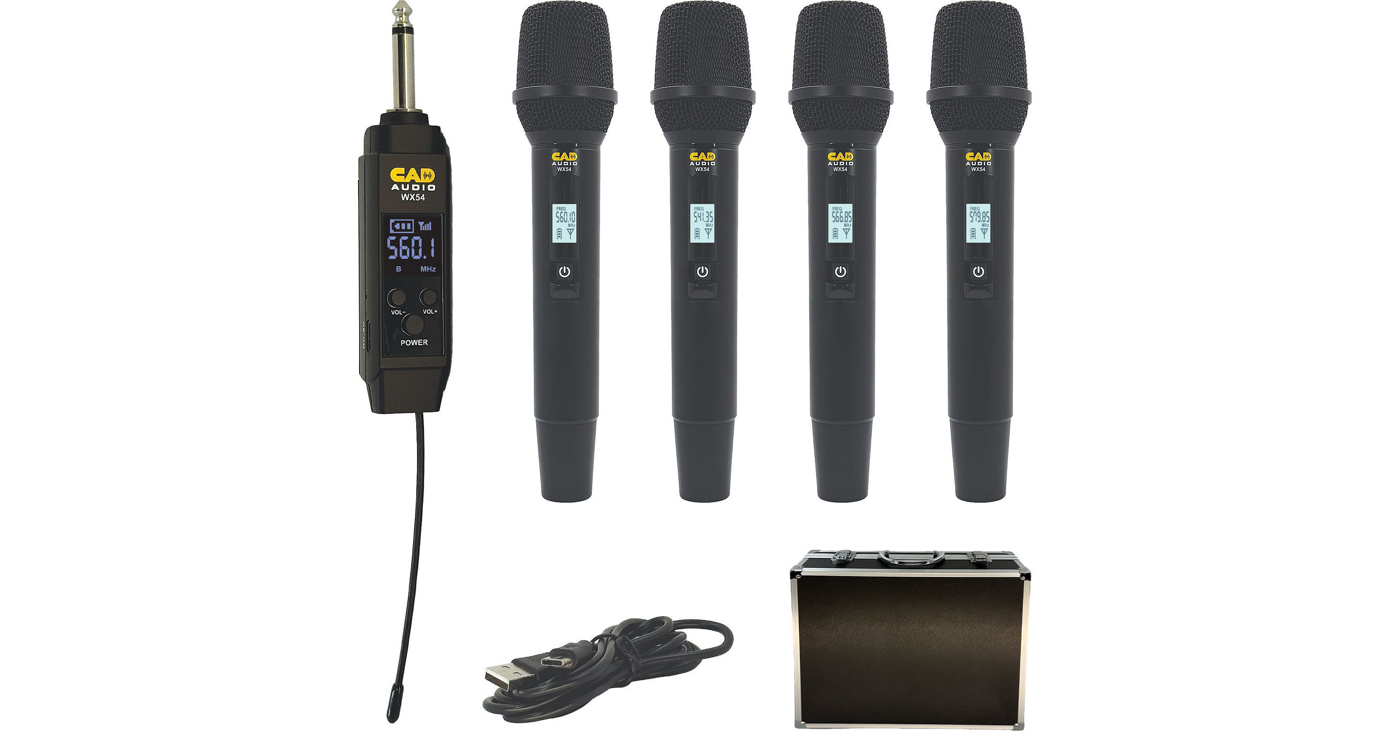CAD WX54 4-Channel Wireless Handheld Microphone System WX54-U
