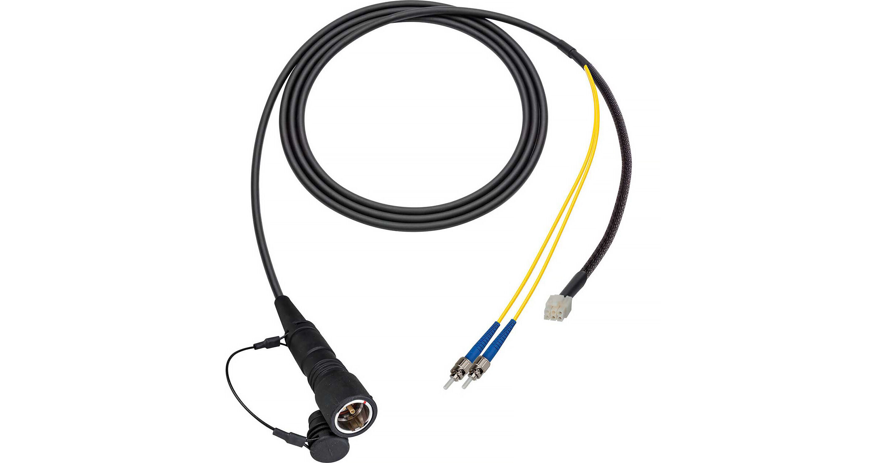 Camplex LEMO PUW to Dual SC & 6-Pin RG In-Line HF-PUWSC8-BO-006