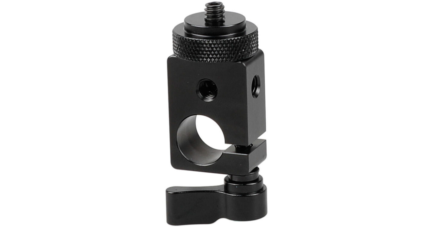 CAMVATE 15mm Single Rod Clamp with 1/4"-20 Screw Mount C0876 B&H